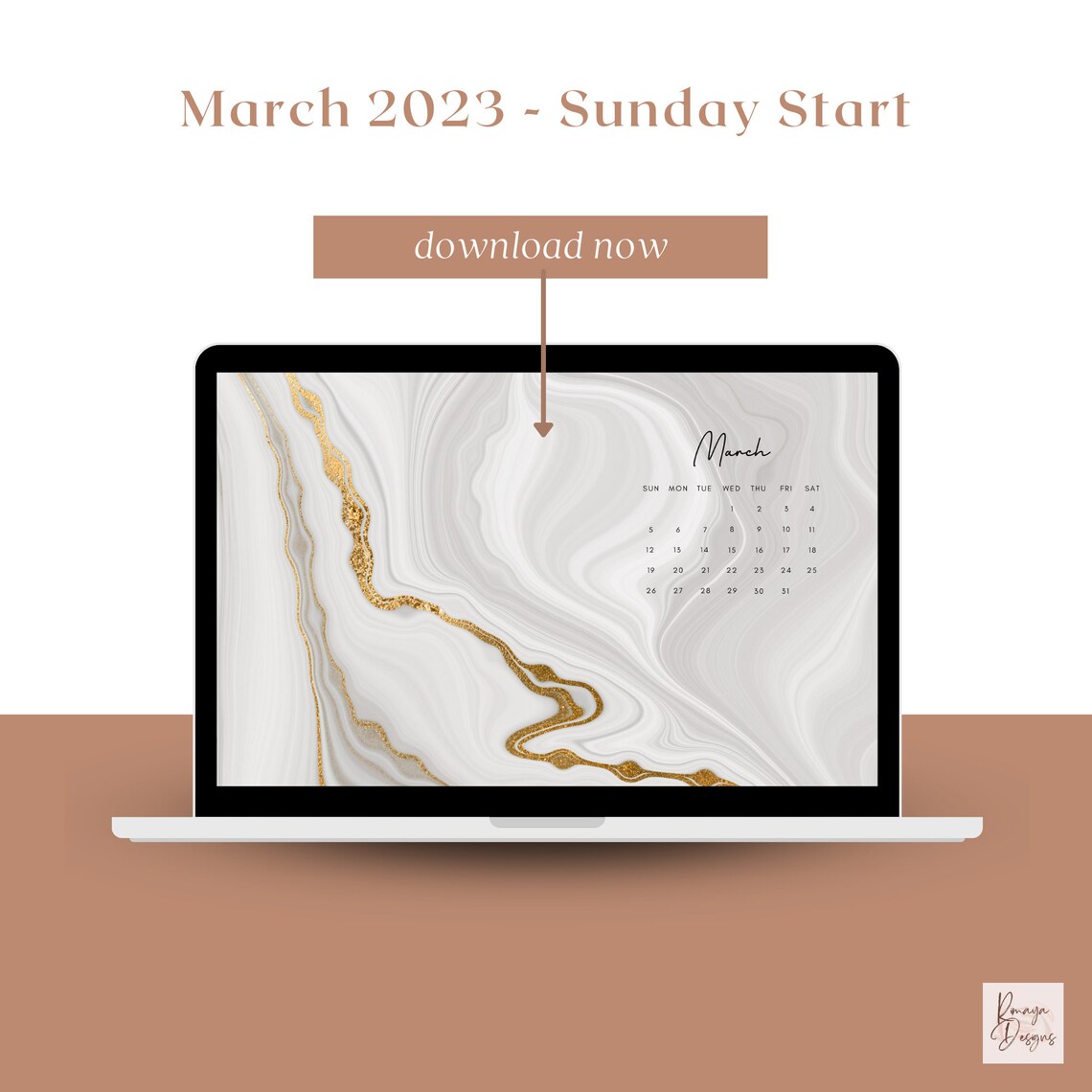 March 2023 Desktop Wallpaper, 2023 Calendar, Mac and Windows Desktop ...