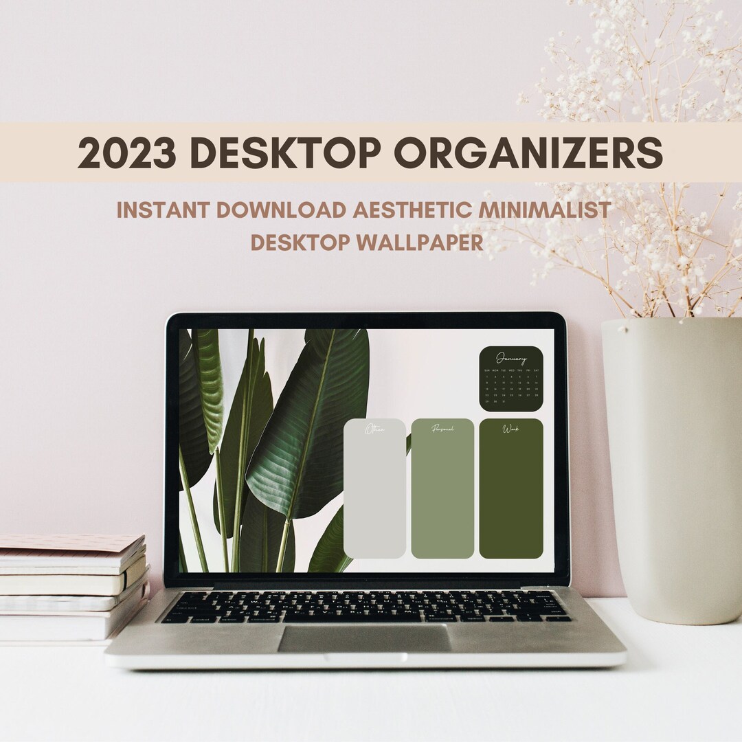 2023 Desktop Wallpaper, 2023 Organizer With Calendar, Mac Windows ...