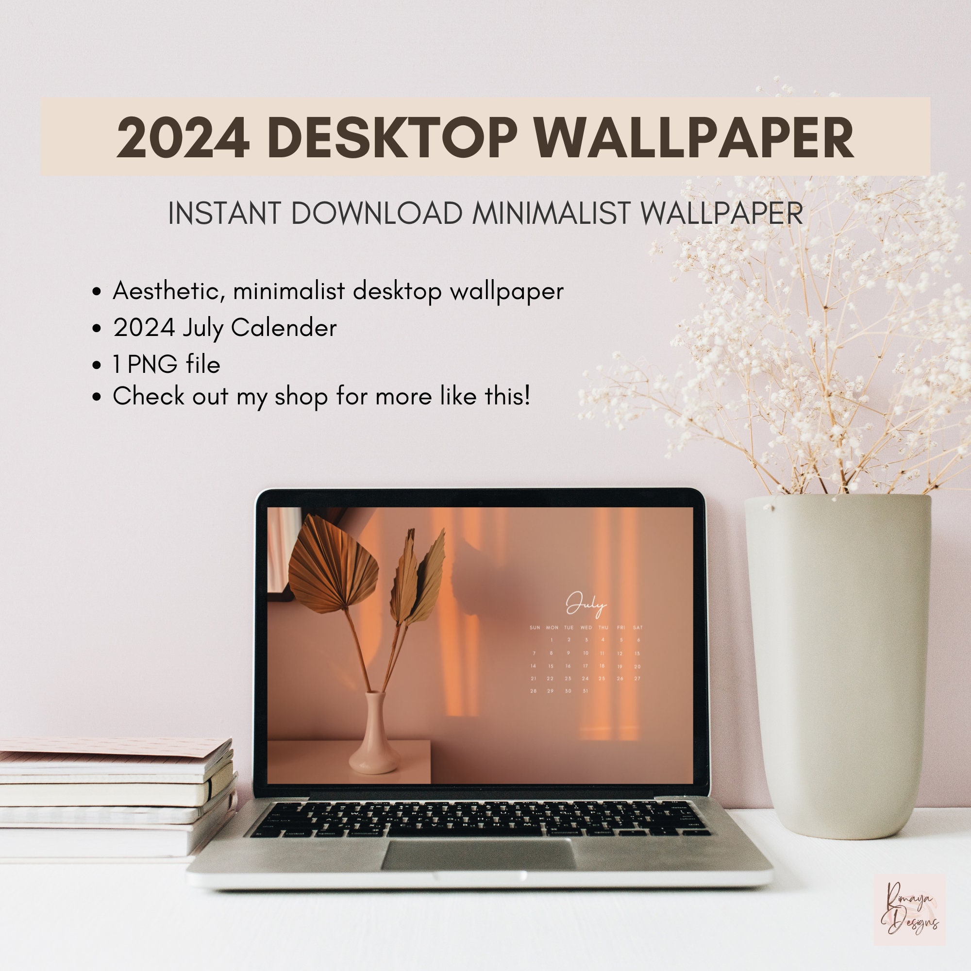 2024 Desktop Wallpaper, 2024 Calendar, July Wallpaper, Mac Windows ...