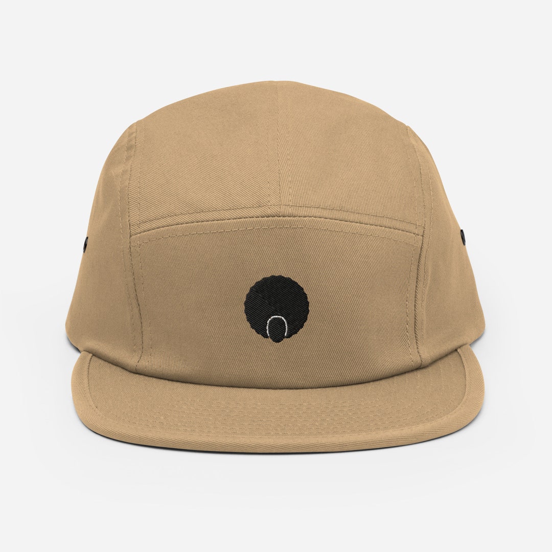 Afro Logo Skater Cap: 5-panel Cotton Hat - Etsy