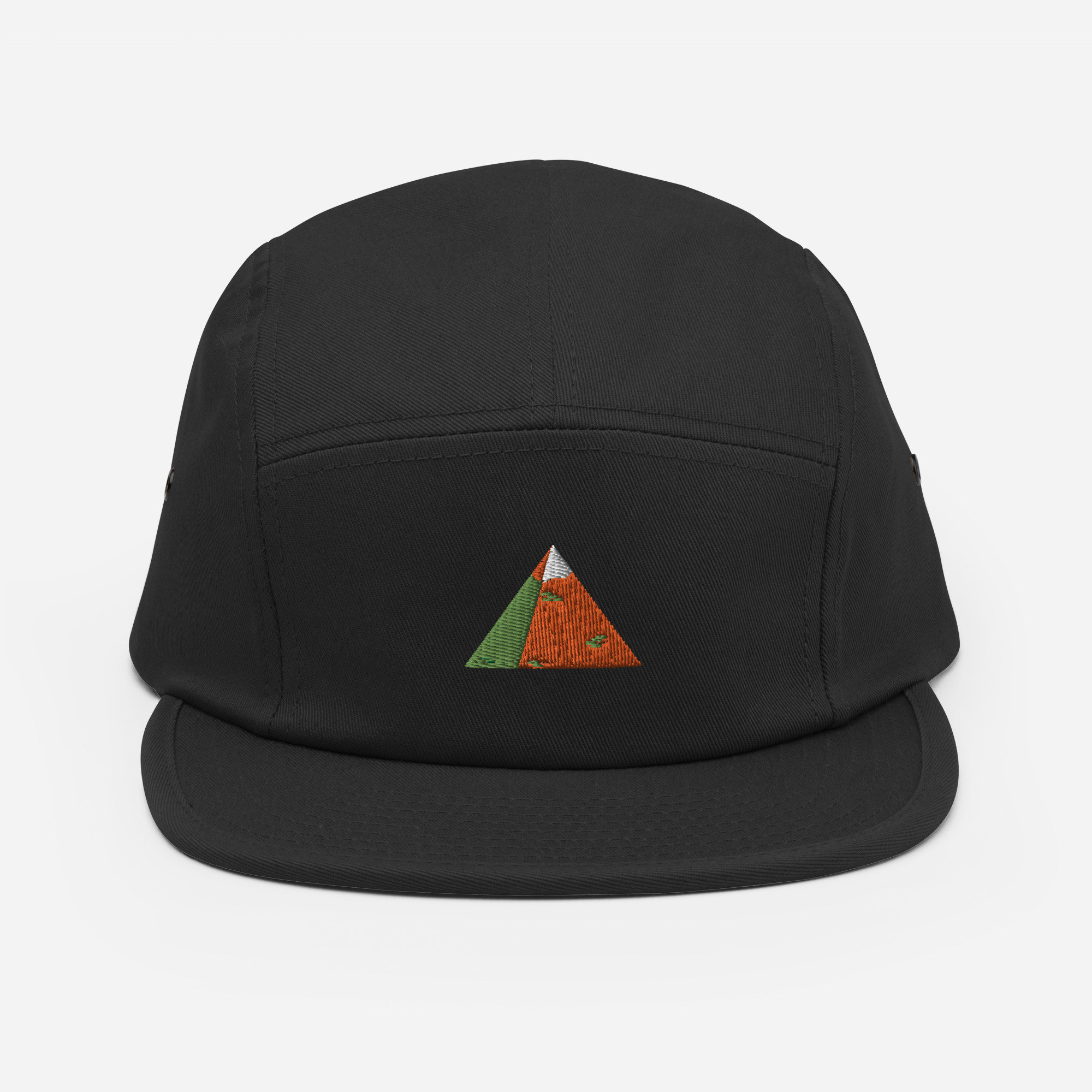 Stylish 5 Panel Hat With Pyramid Embroidery Unique, Trendy, and Perfect ...