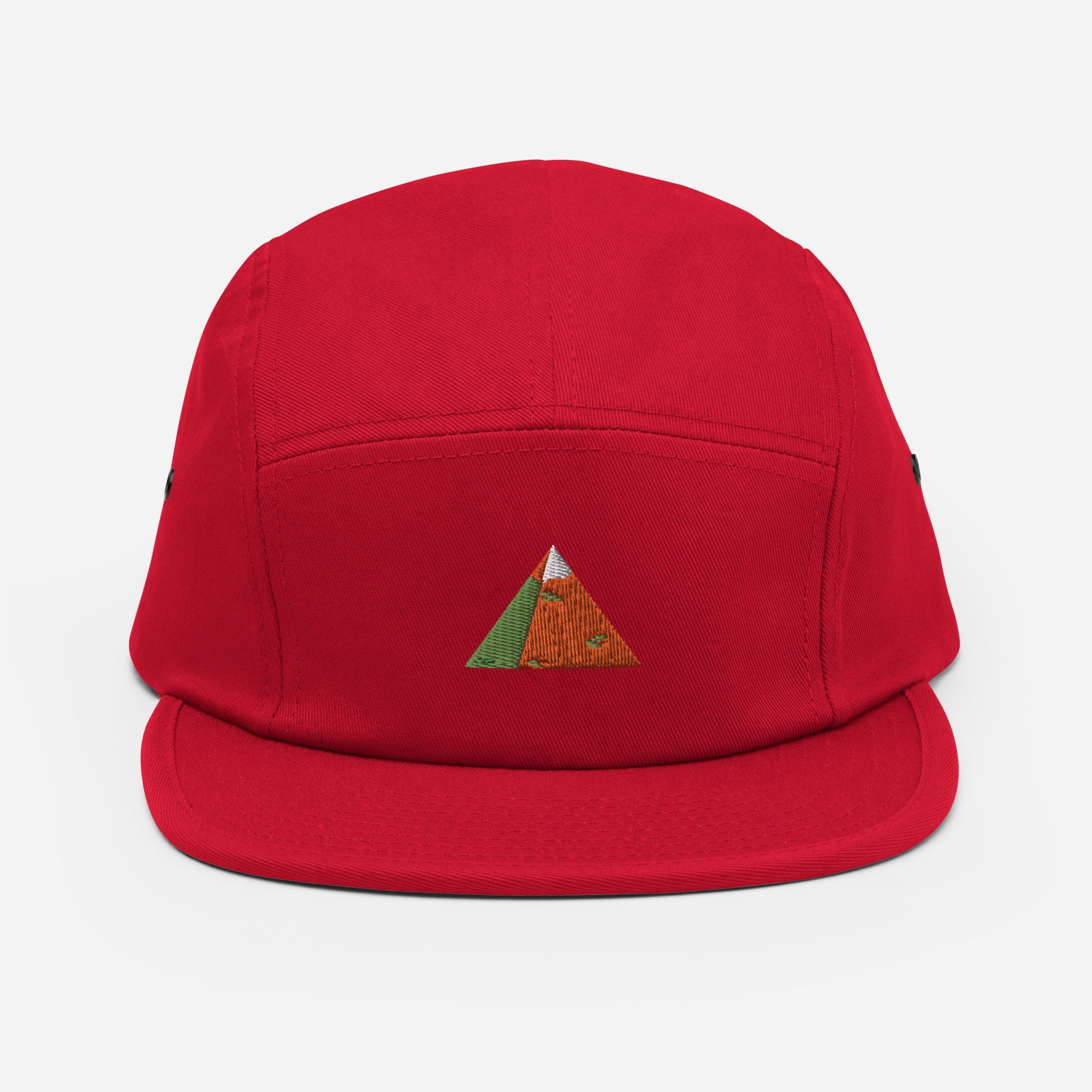 Stylish 5 Panel Hat With Pyramid Embroidery Unique, Trendy, and Perfect ...