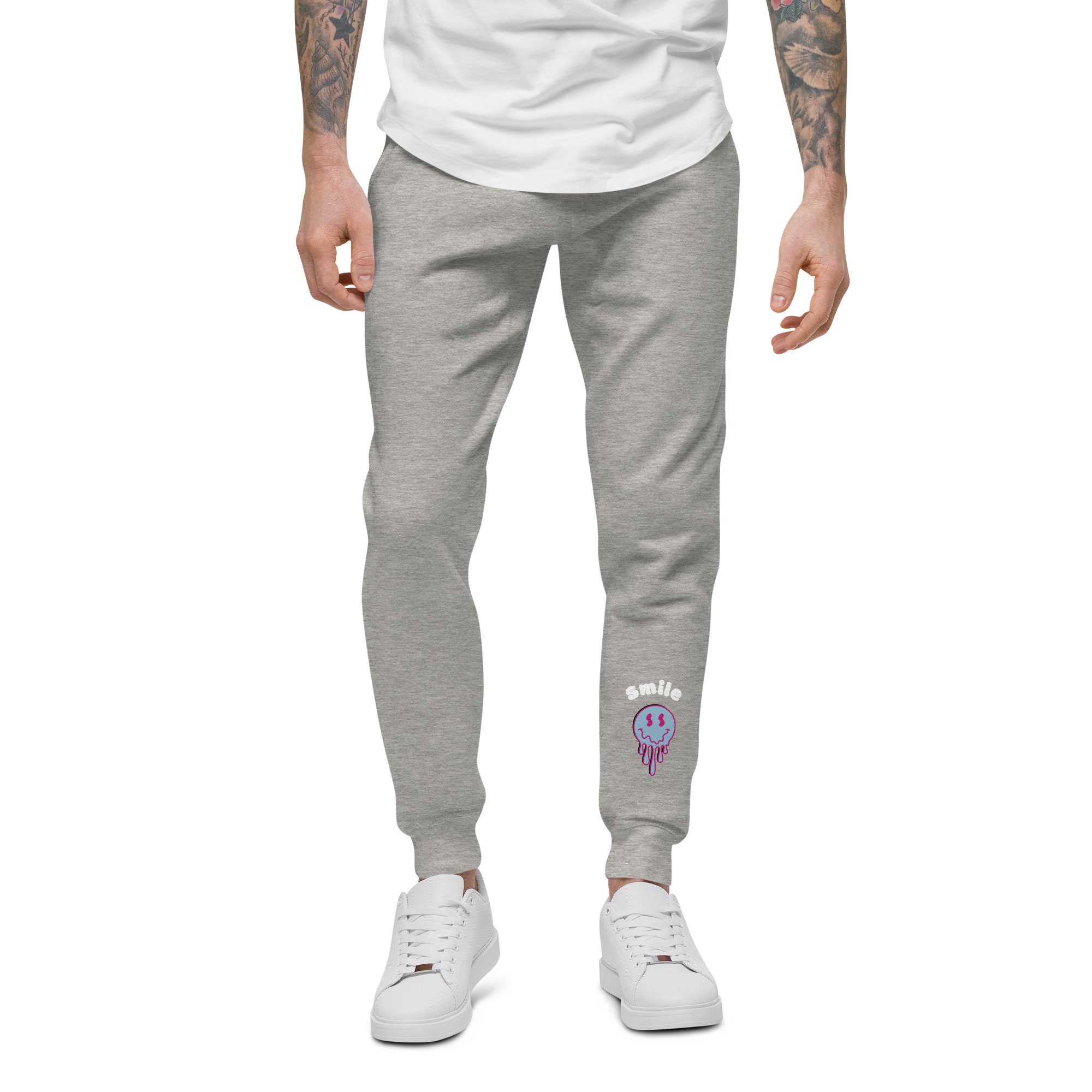 Spread Smiles With Our Unisex Smiley Face Sweatpants Cozy, Fun, and ...