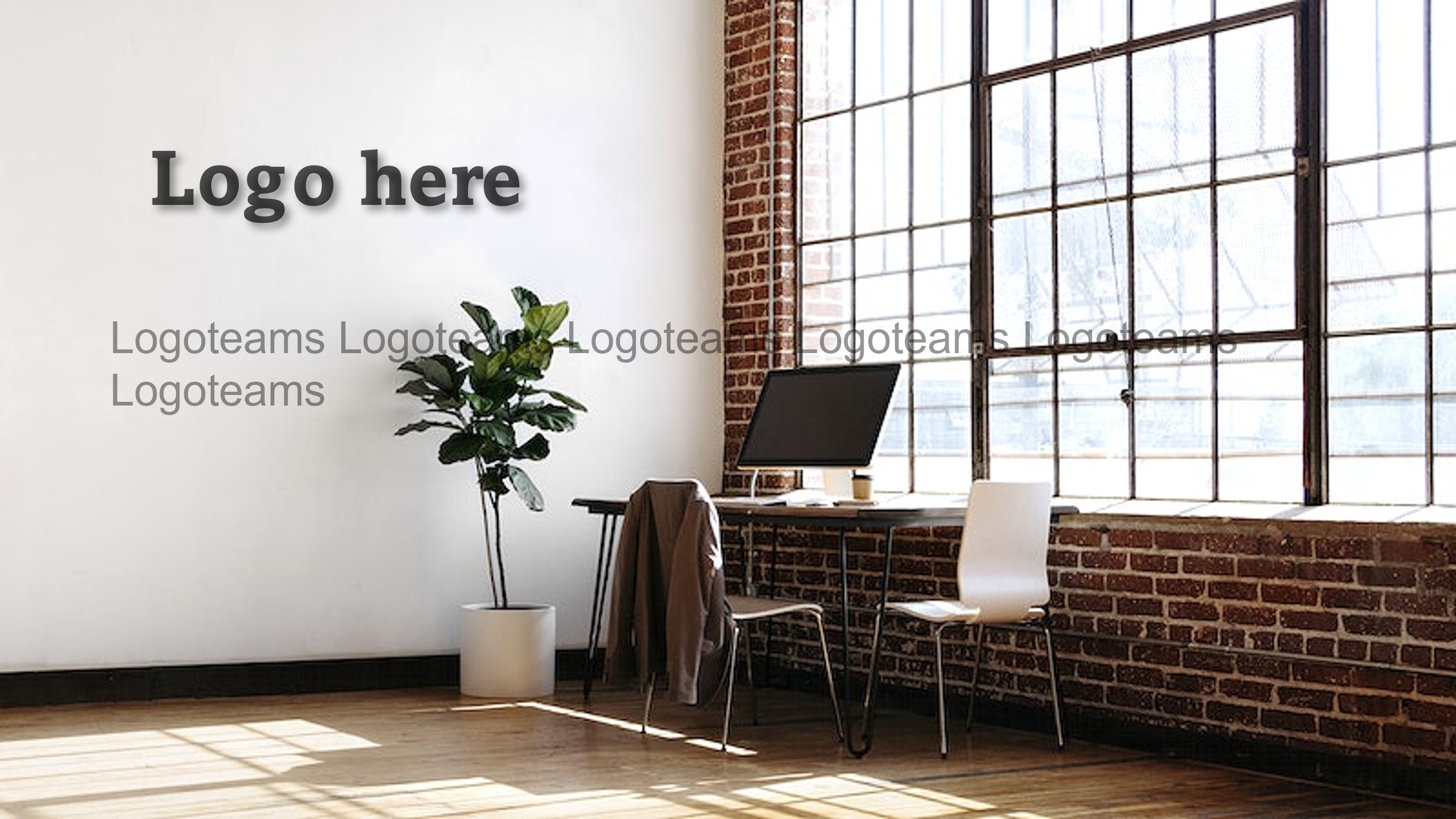 Custom Microsoft Teams / Zoom Office Background With Logo - Etsy