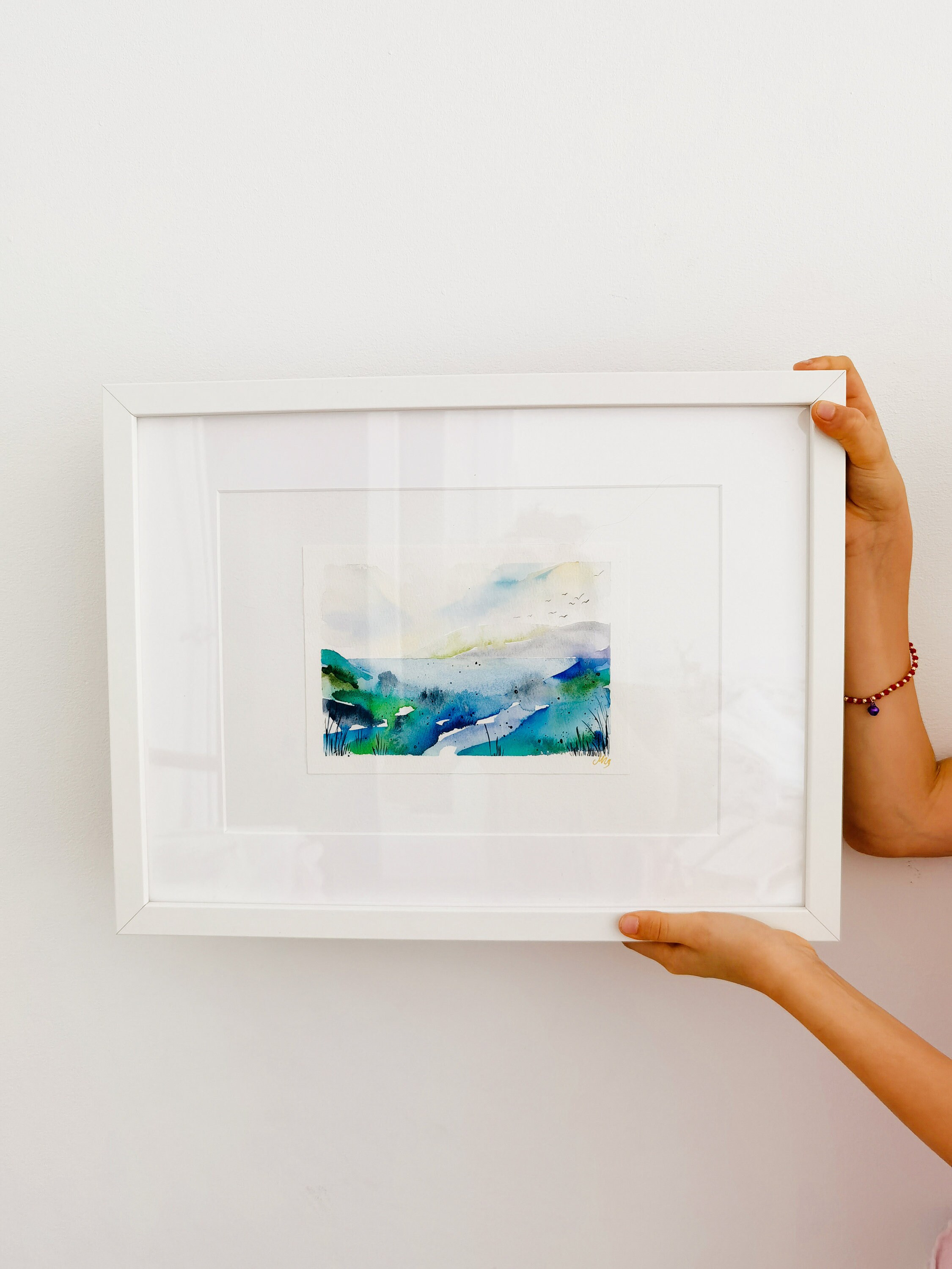 Blue Landscape - Etsy