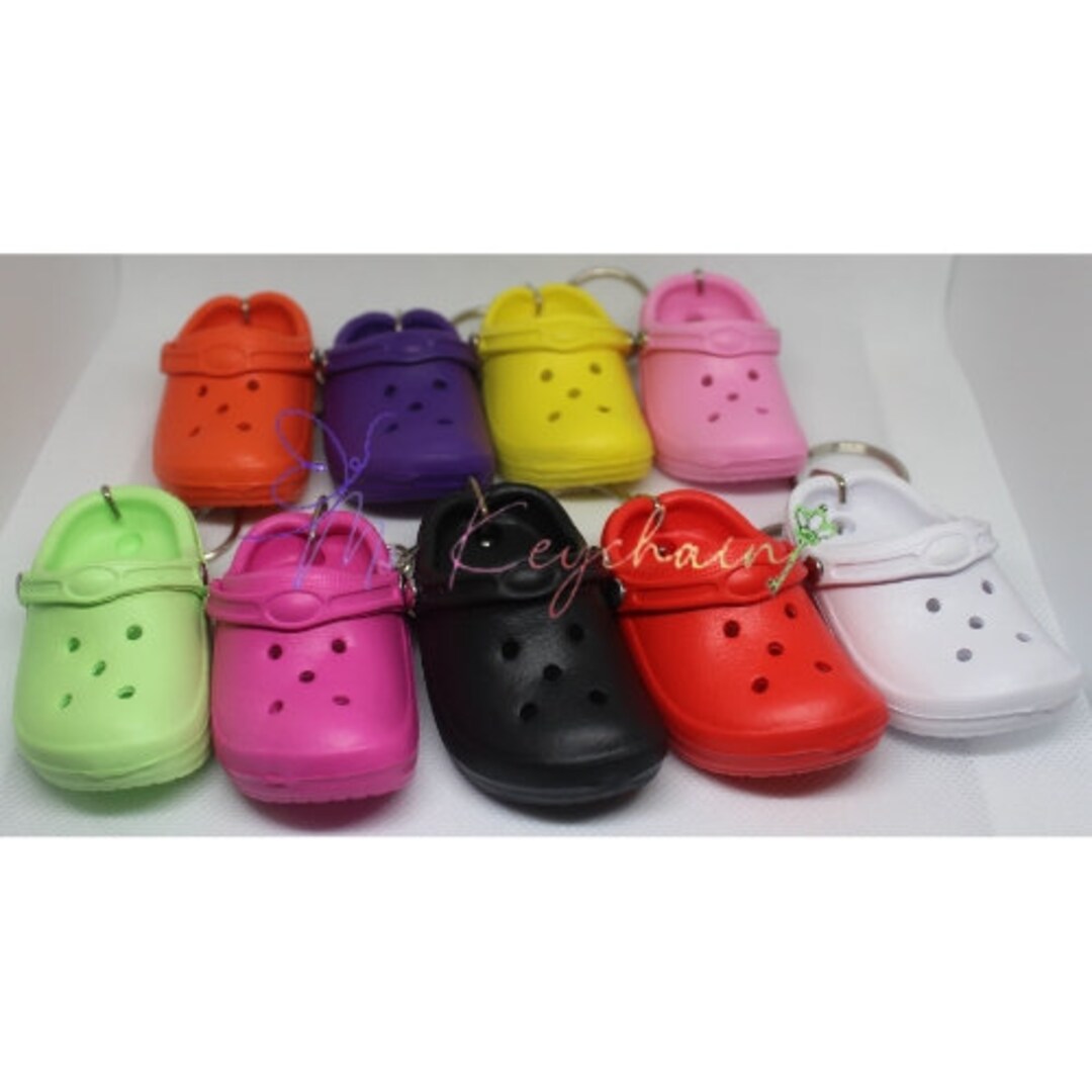 Funny Novelty Miniature Multi Colour Croc Clog Sandal Hole Shoe ...