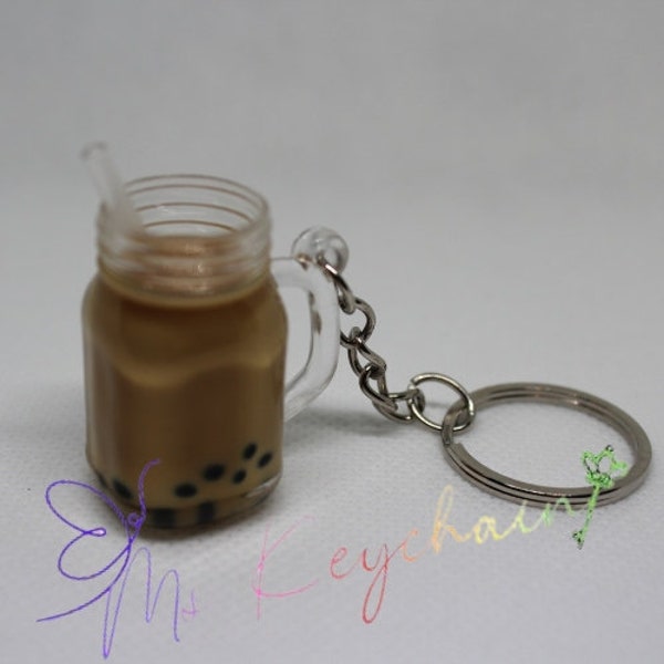 Boba Tea Keychain - Etsy