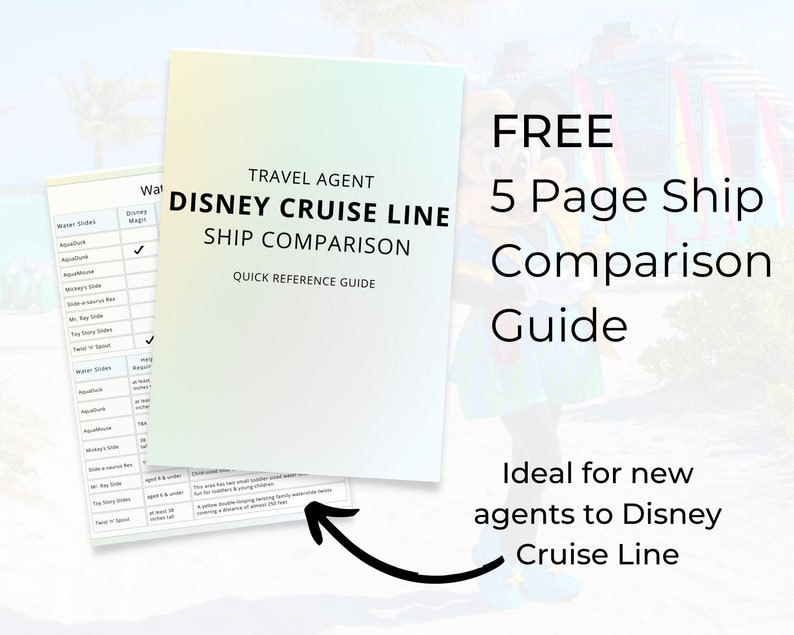 DCL Ship Guide Bundle: Cruise Planner Templates for Travel Agents ...