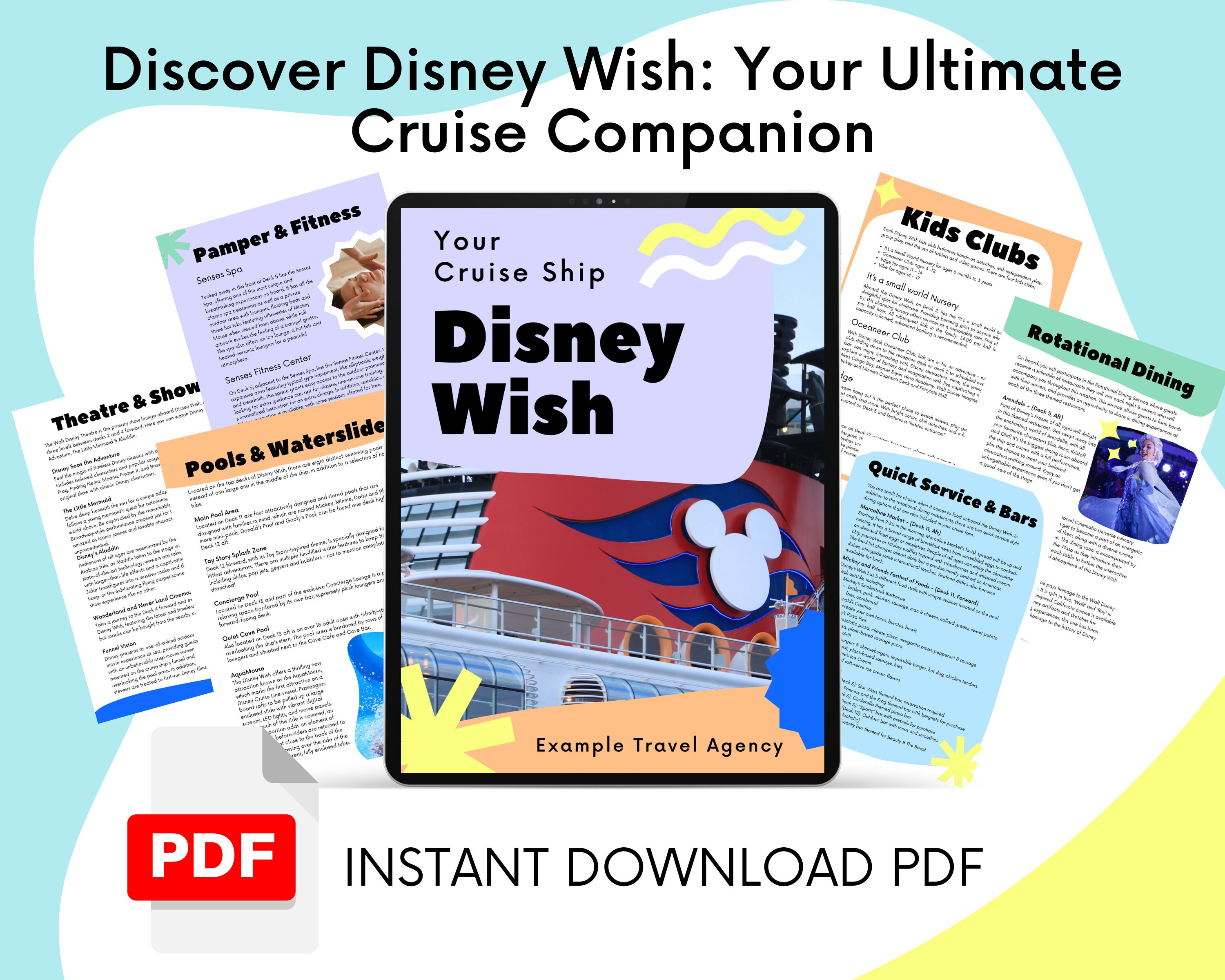DCL Wish Cruise Ship Guide Wish Guide Aquamouse Cruise Ship Cruise Ship ...