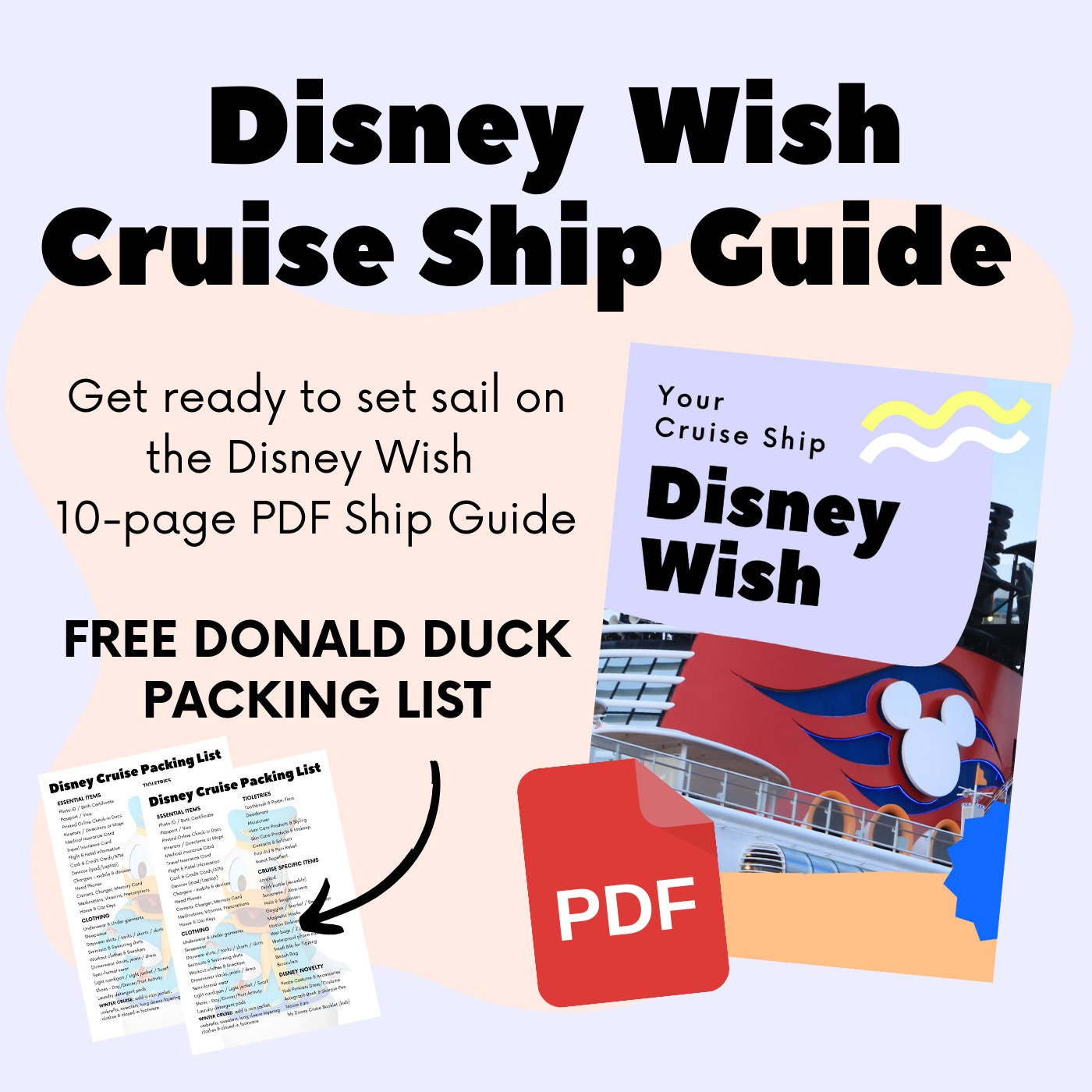 DCL Wish Cruise Ship Guide Wish Guide Aquamouse Cruise Ship Cruise Ship ...