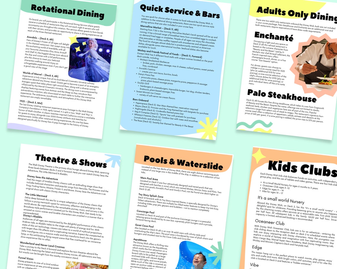 DCL Wish Cruise Ship Guide Wish Guide Aquamouse Cruise Ship Cruise Ship ...