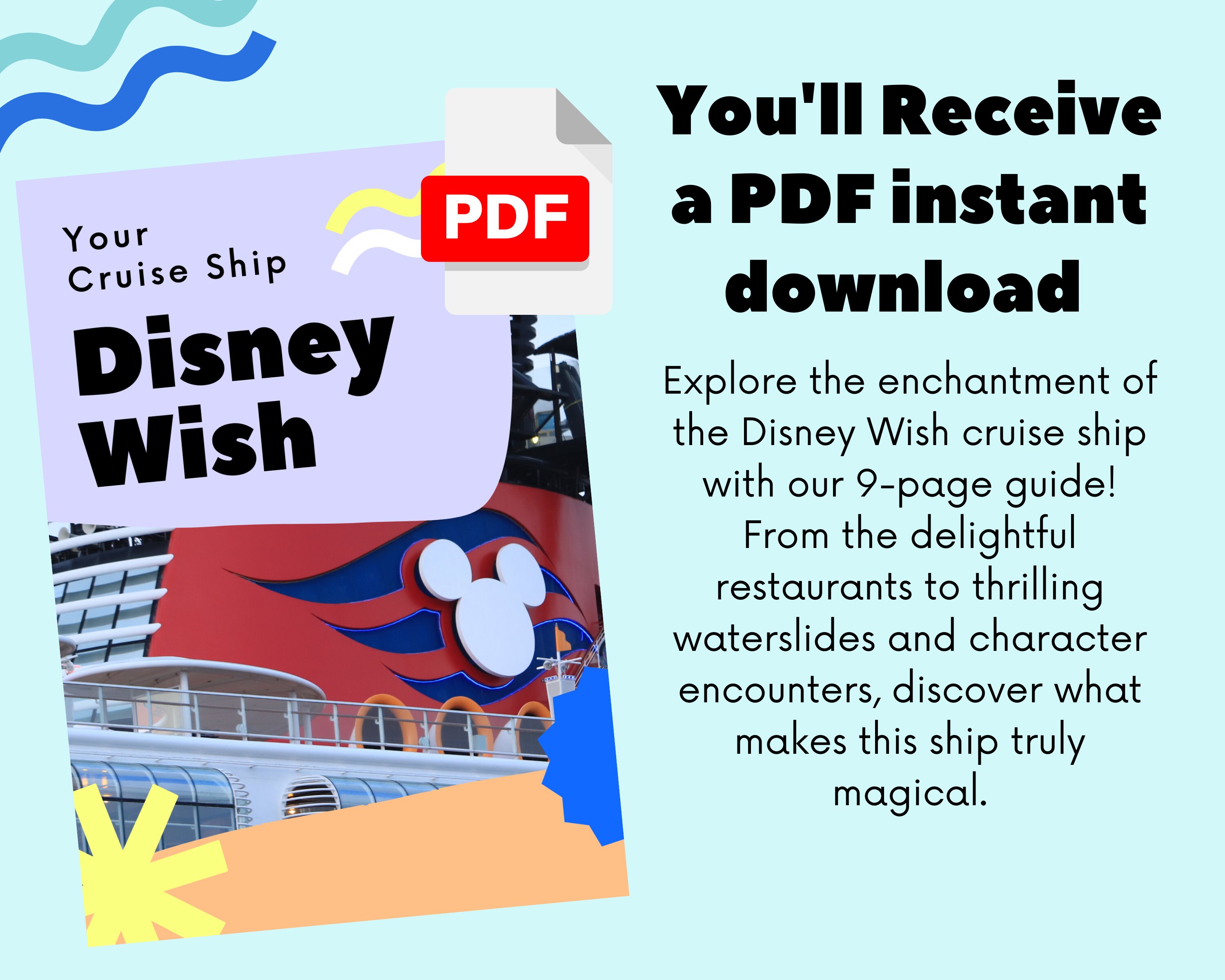 DCL Wish Cruise Ship Guide Wish Guide Aquamouse Cruise Ship Cruise Ship ...