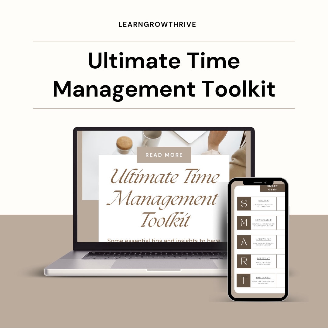 Time Management Toolkit, Daily Planner, Time Blocking, Goal Setting, to ...