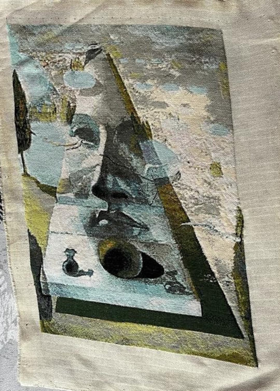 Unframed Tapestry With Optical Illusion - Etsy