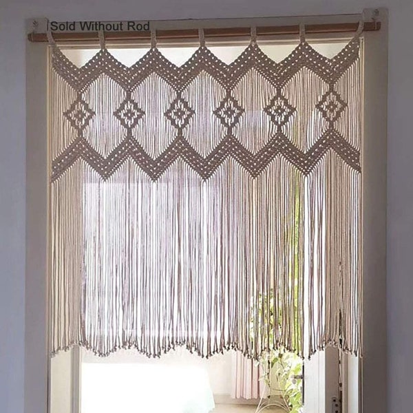 Macrame Valance - Etsy