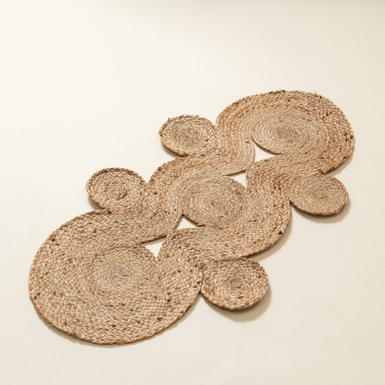 Reversible Jute Braided Table Runner Farmhouse Natural Jute - Etsy