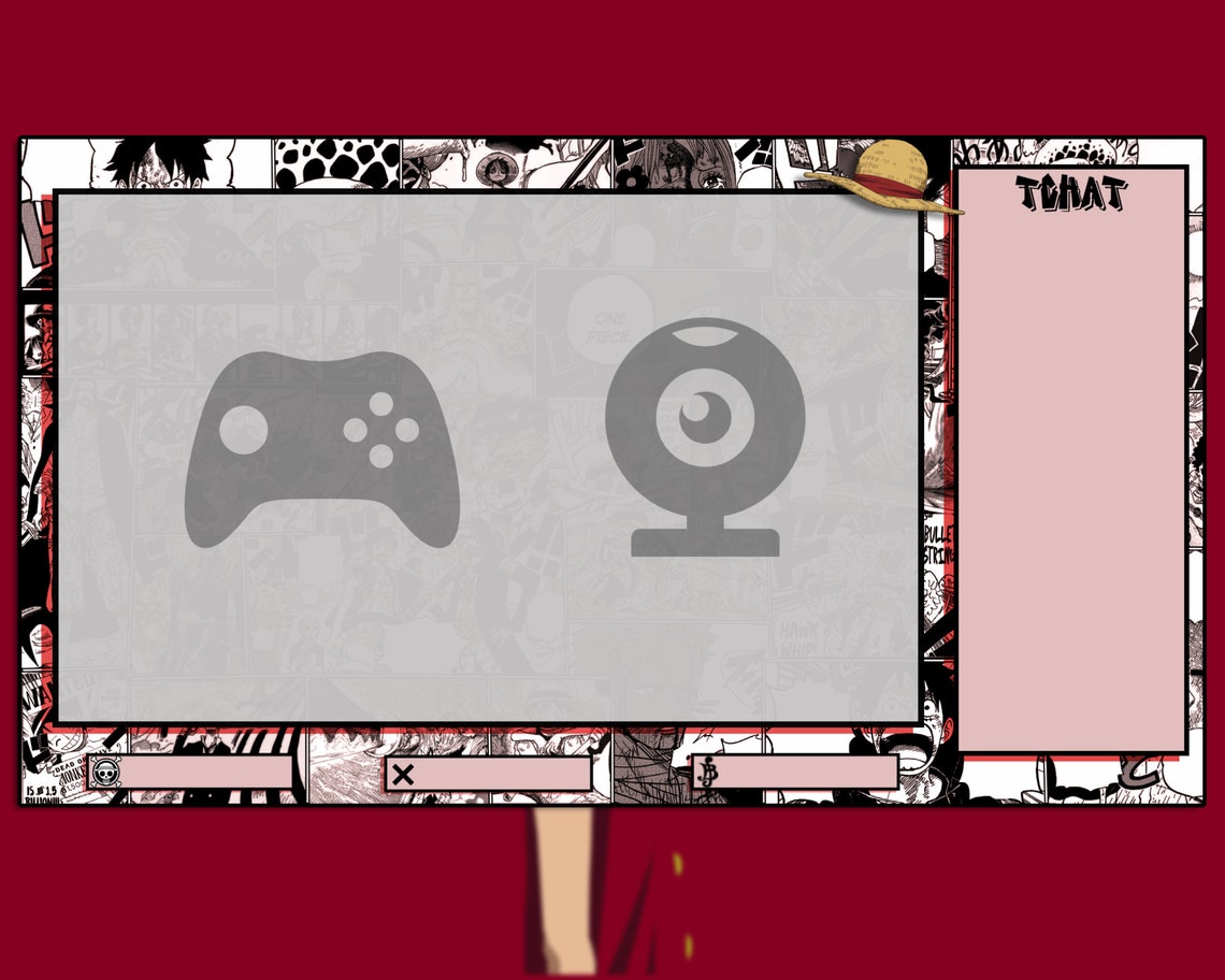 Animated Pack Overlay Stream One Piece for Twitch and - Etsy