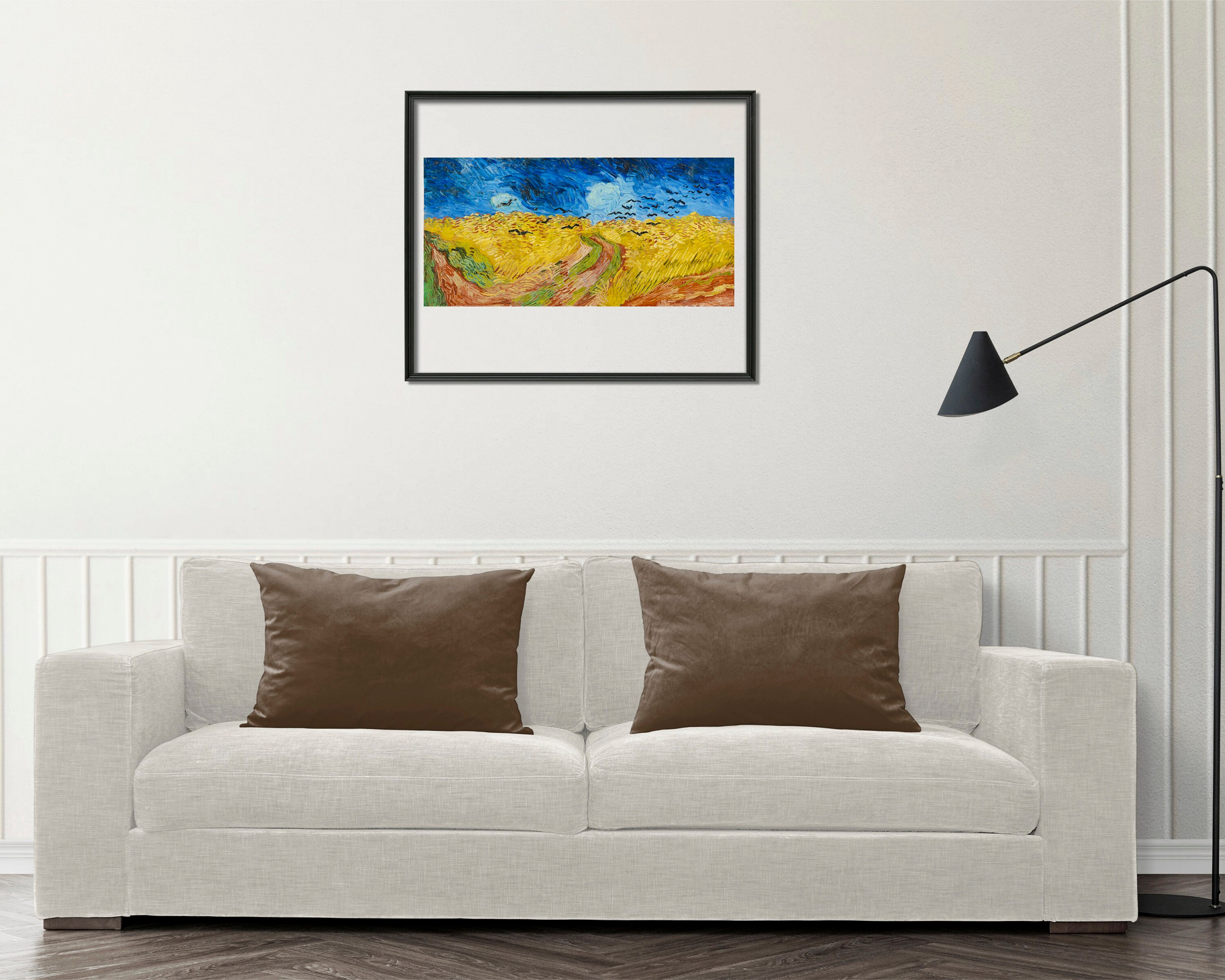 Cornfield With Crows by Vincent Van Gogh, a High Quality Printable Fine ...