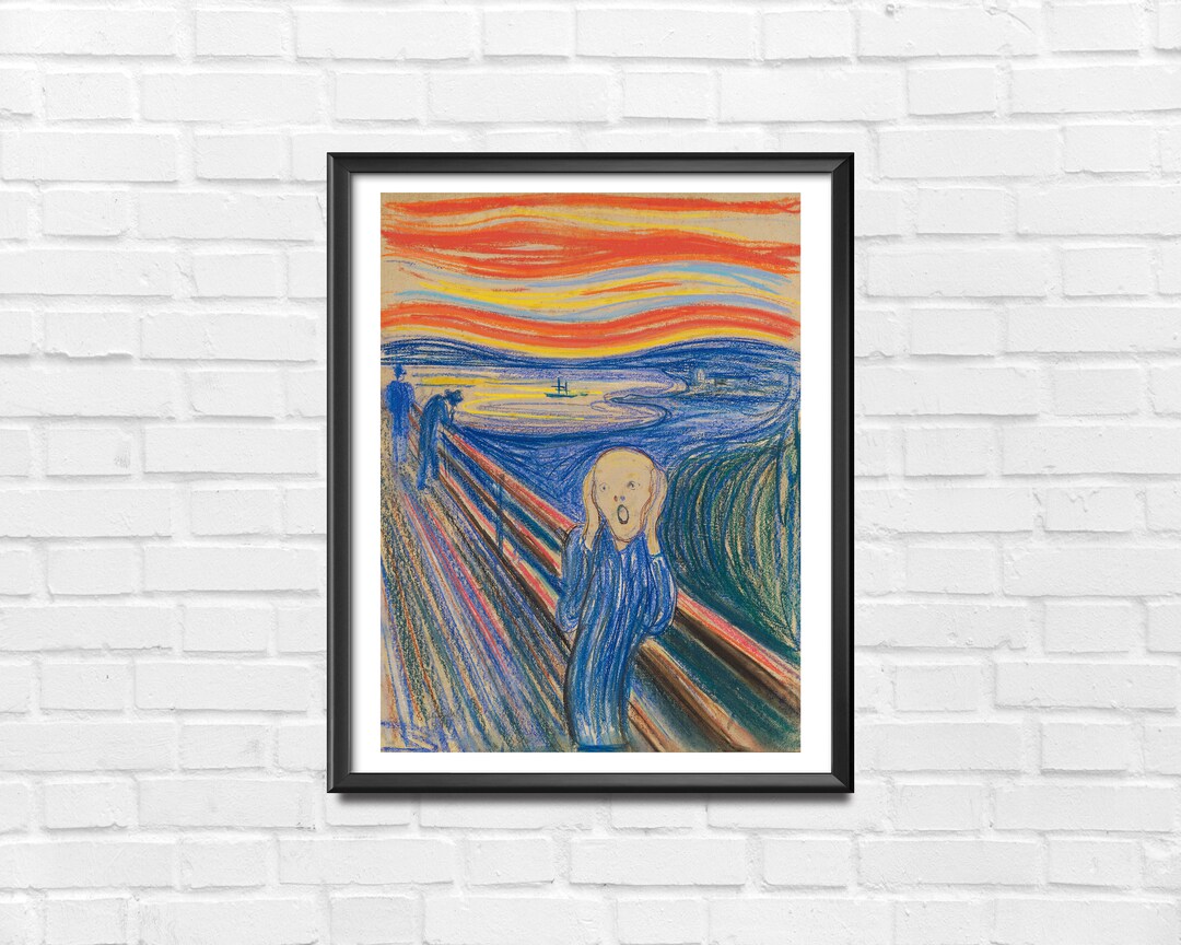 The Scream pastel on Cardboard by Edvard Munch, a High Quality ...