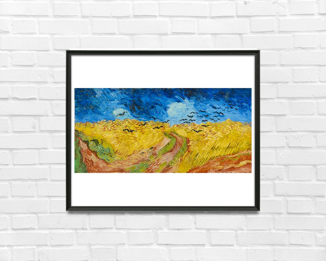 Cornfield With Crows by Vincent Van Gogh, a High Quality Printable Fine ...