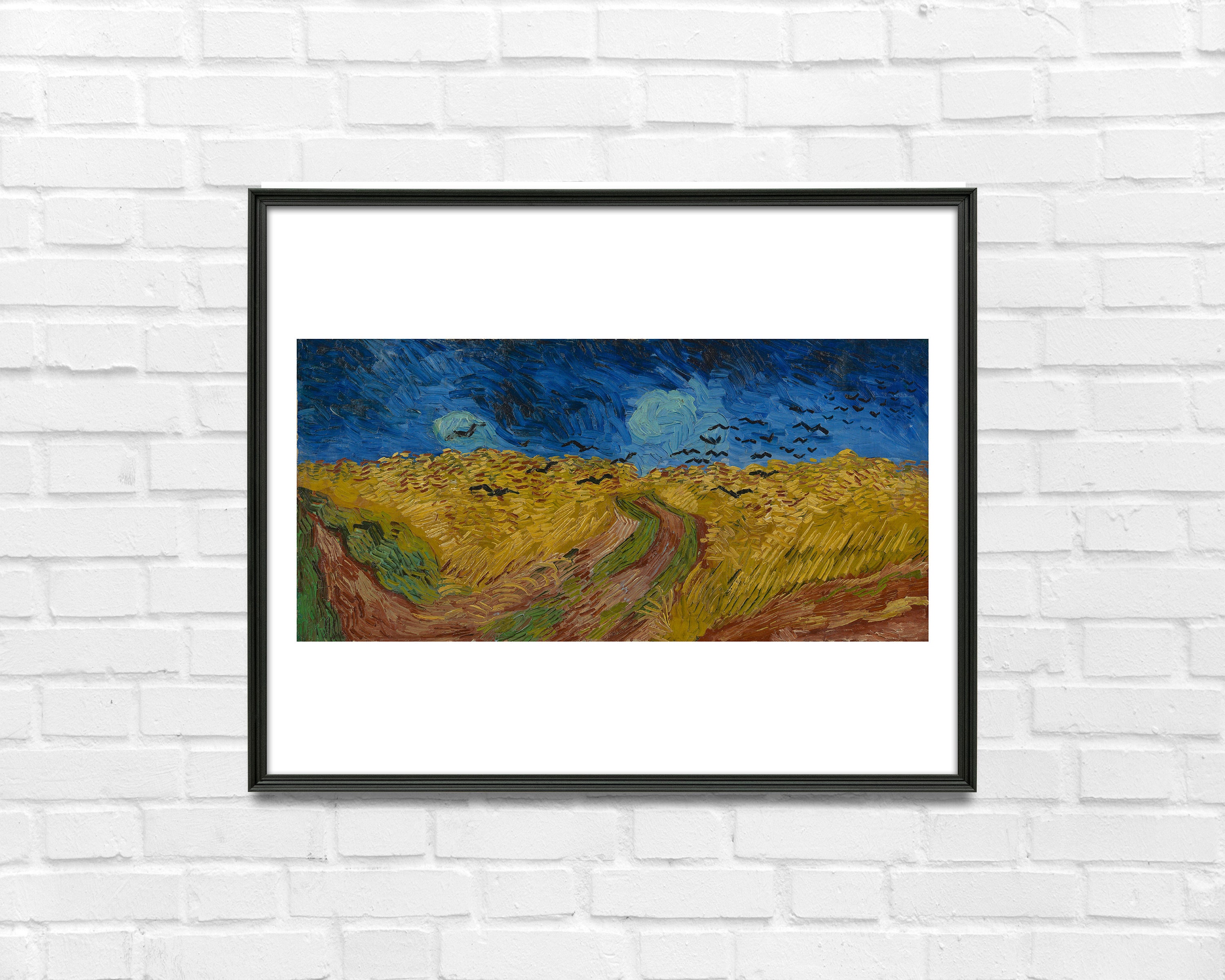 Cornfield With Crows by Vincent Van Gogh a High Quality - Etsy