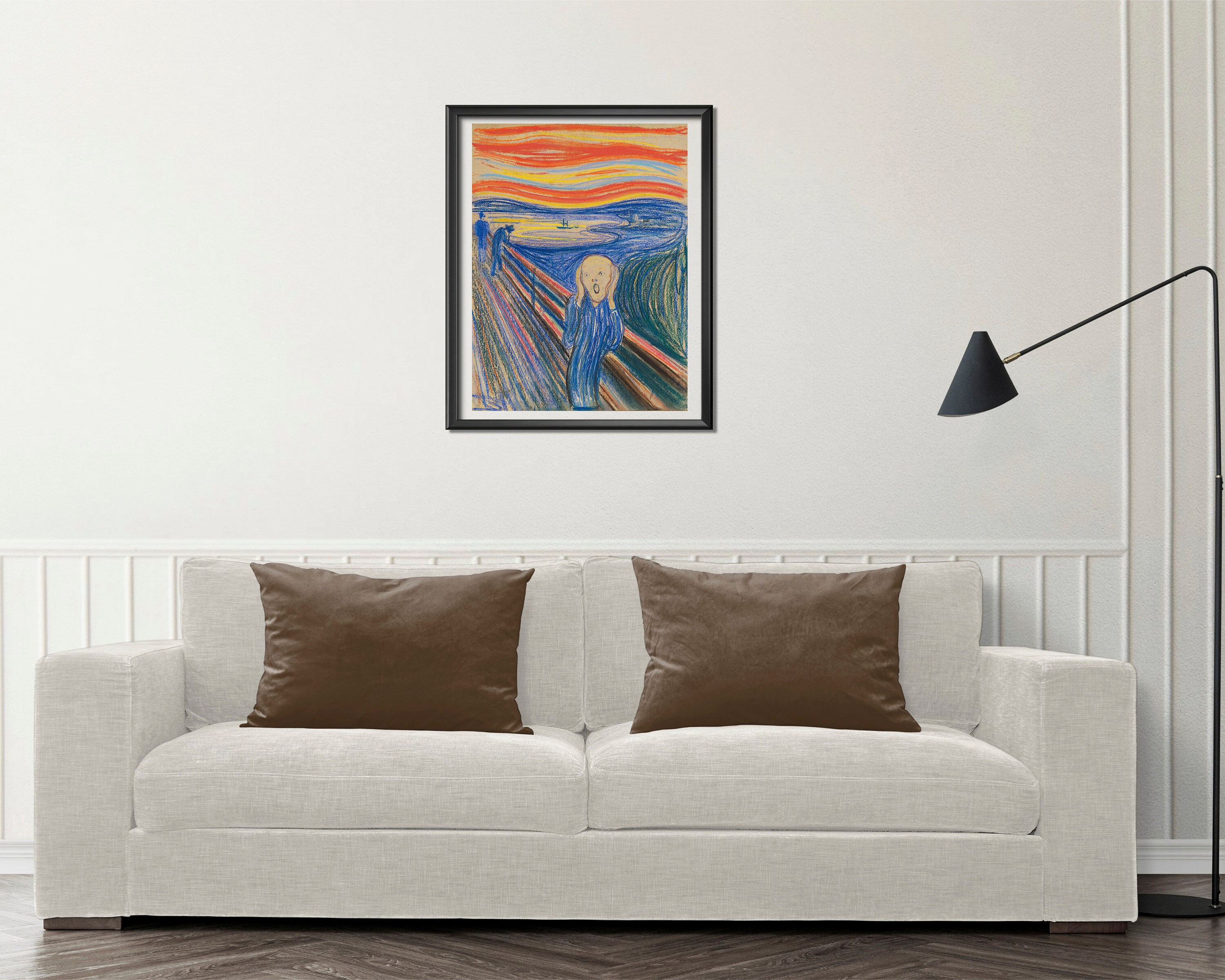 The Scream pastel on Cardboard by Edvard Munch, a High Quality ...