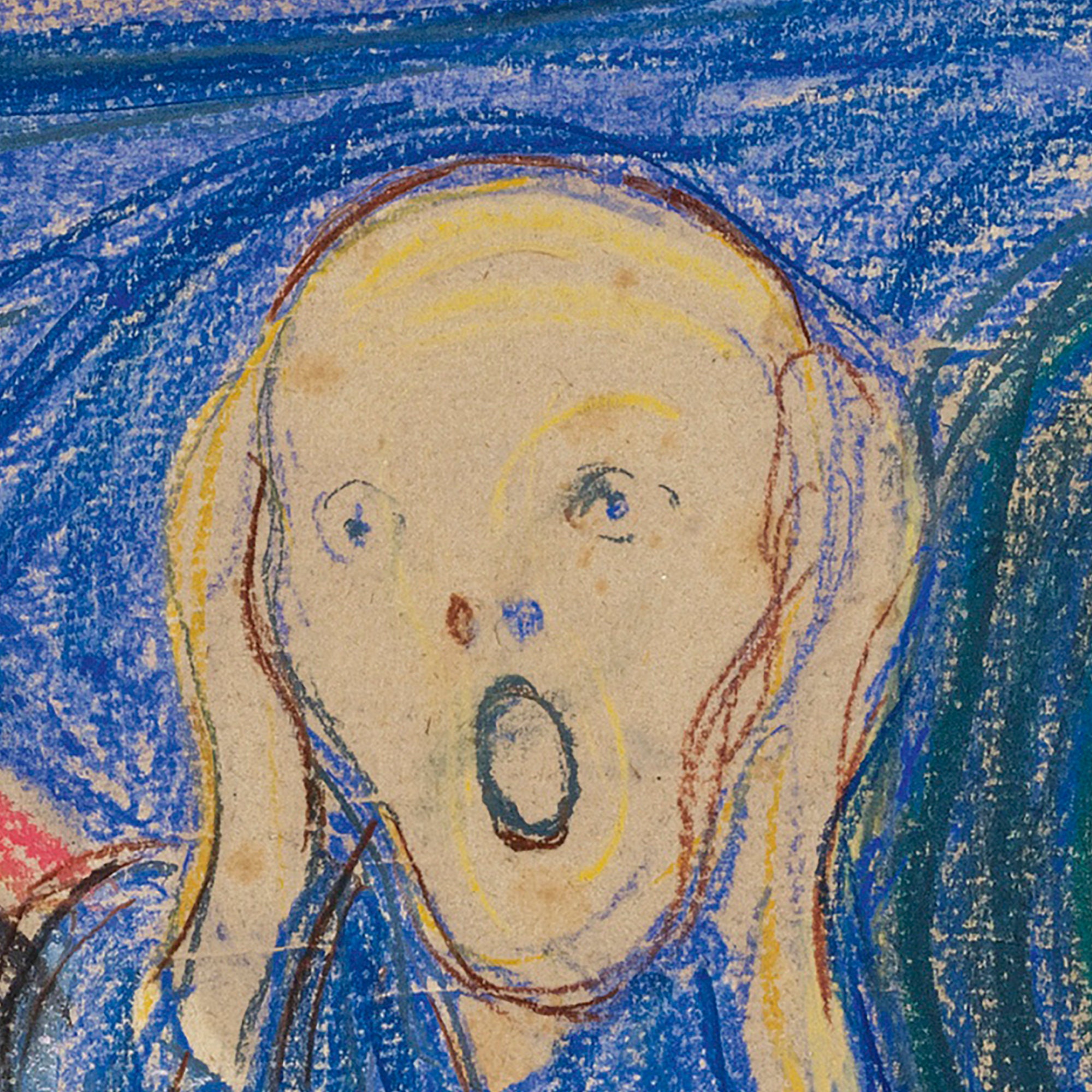 The Scream pastel on Cardboard by Edvard Munch, a High Quality ...