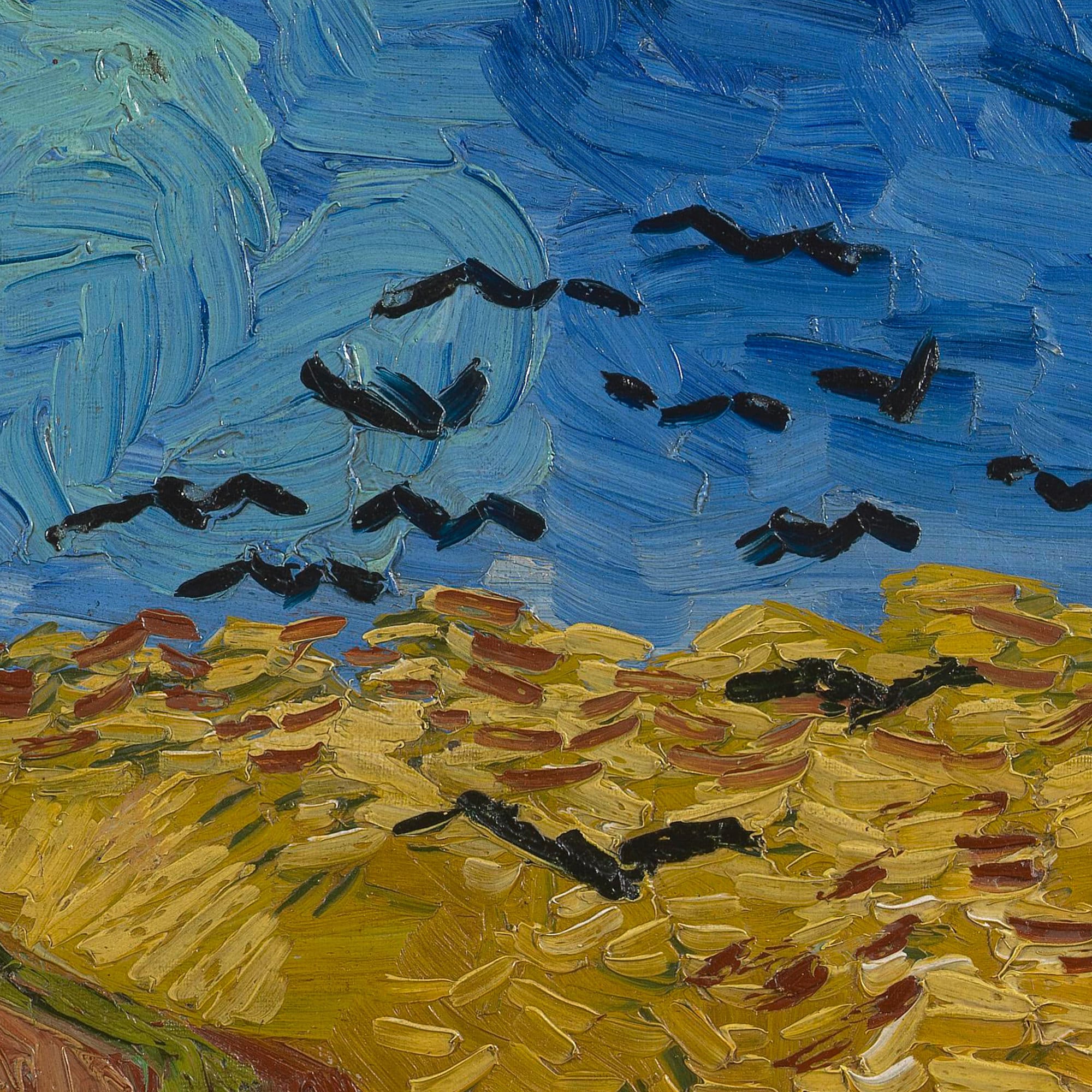 Cornfield With Crows by Vincent Van Gogh a High Quality - Etsy