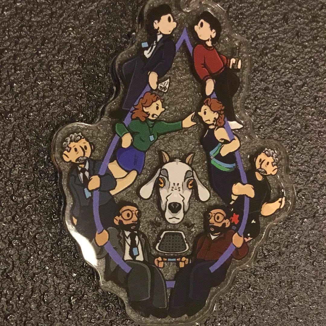 Severance Acrylic Keychain - Etsy