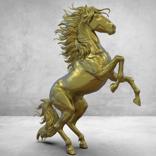 3D Horse 3d Stl File Print Table File Stl Model - Etsy
