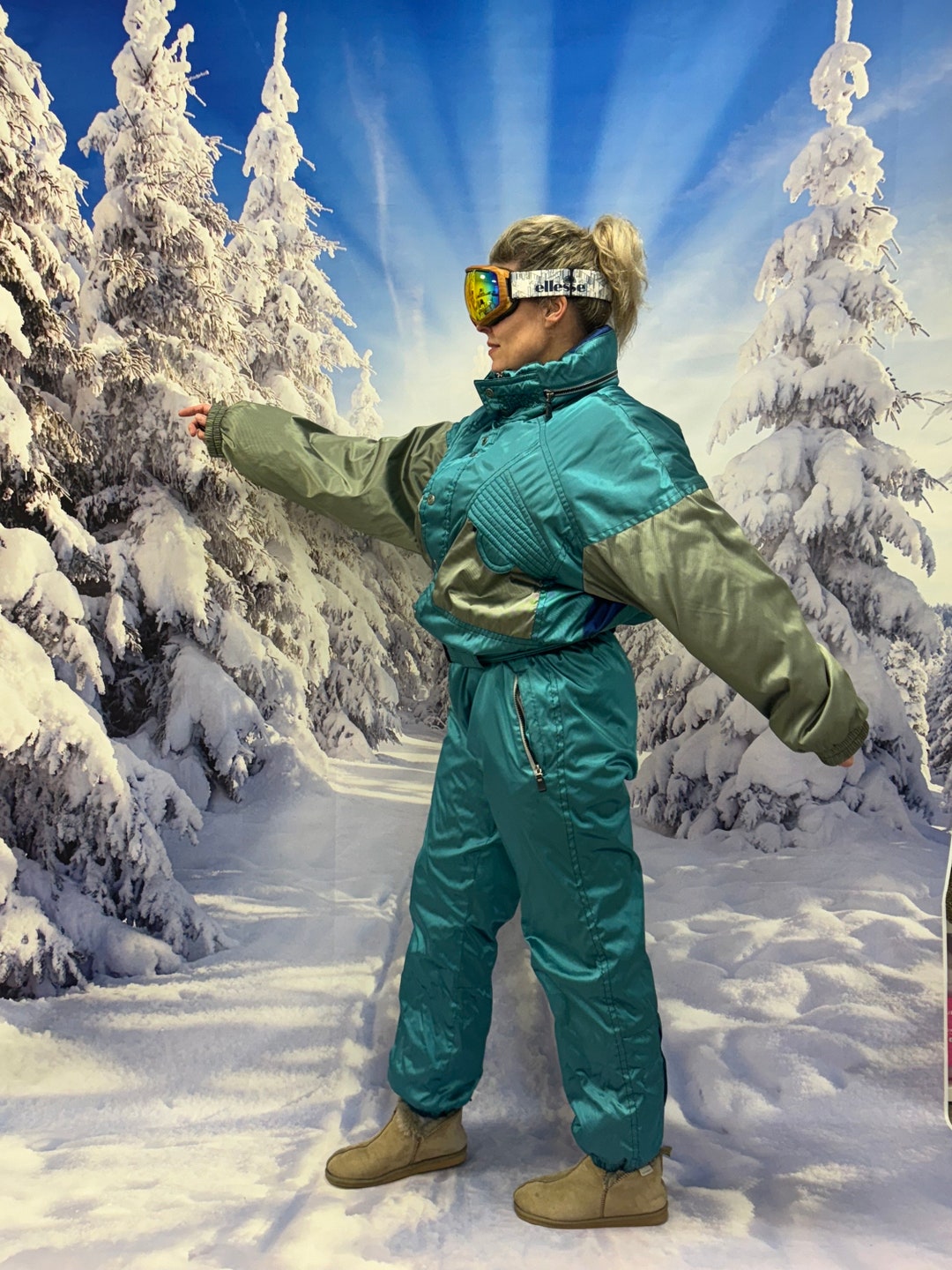 Vintage Ski Suit SKISS - Etsy