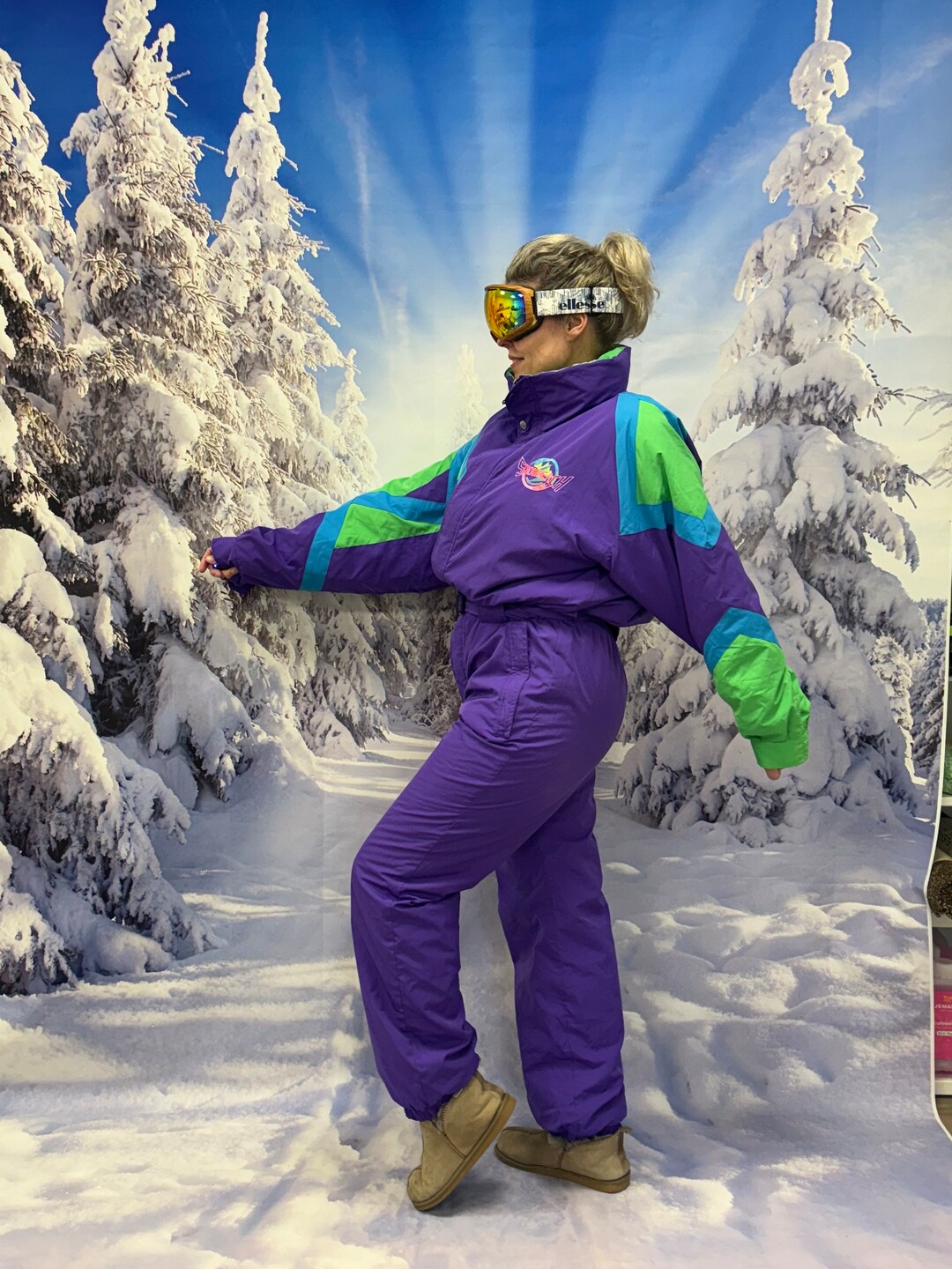 Fila Ski Suit Snowbeach - Etsy