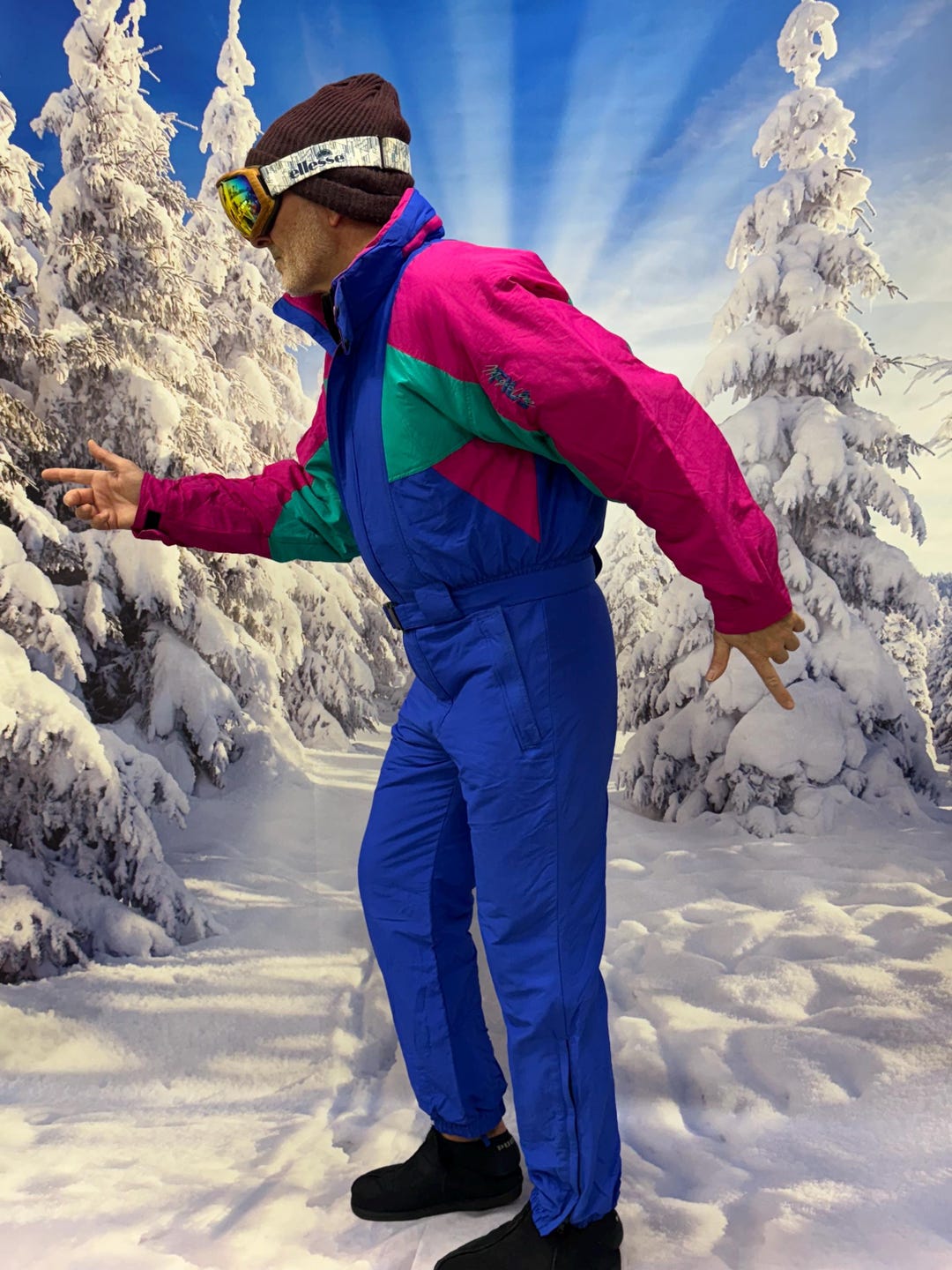 Vintage Ski Suit FILA, Retro 80s 90s Snowsuit Jumpsuit Onesie - Etsy UK