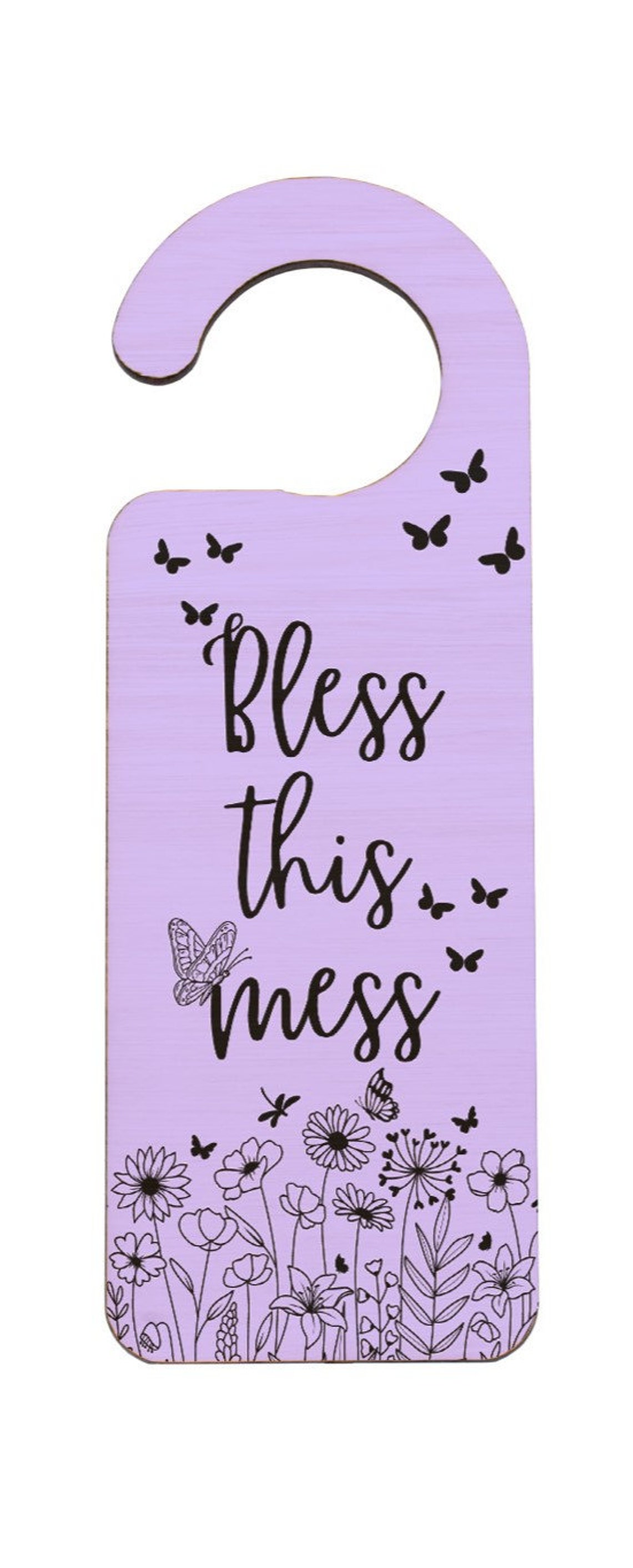 Girls Room Door Handle Sign: Keep Out Messy Room Do Not Enter. Bless ...
