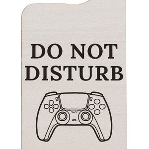 Do Not Disturb Gamer at Work – Plywood Door Handle Hanger – Game Room ...