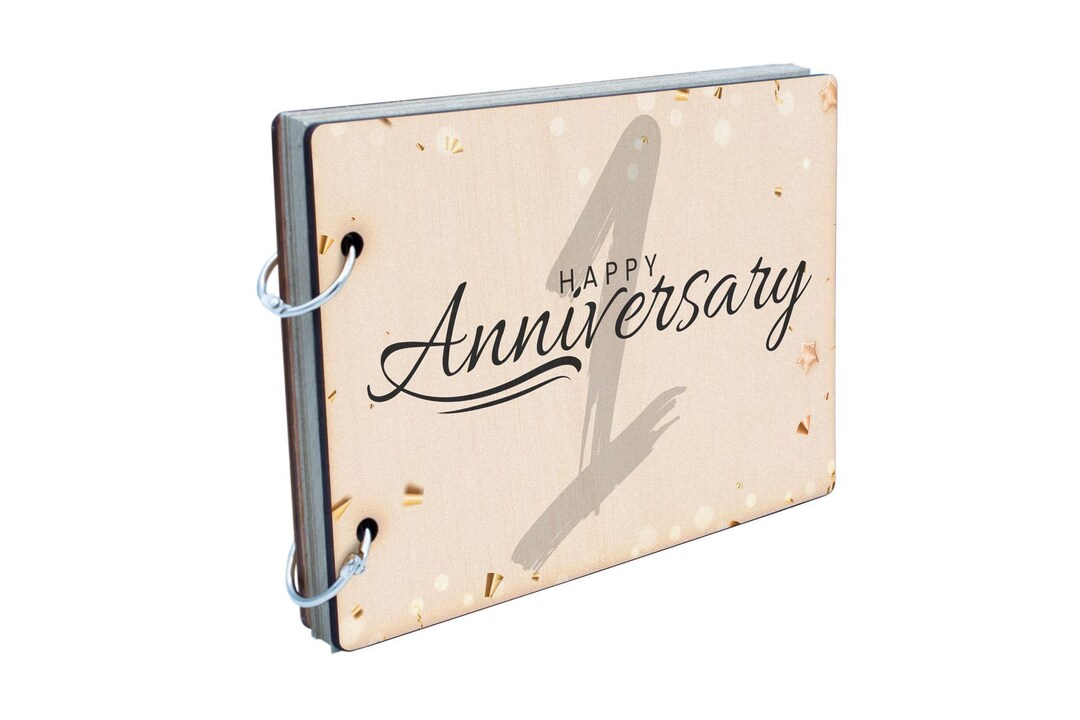 Golden Confetti Anniversary Memories Scrapbook - Etsy
