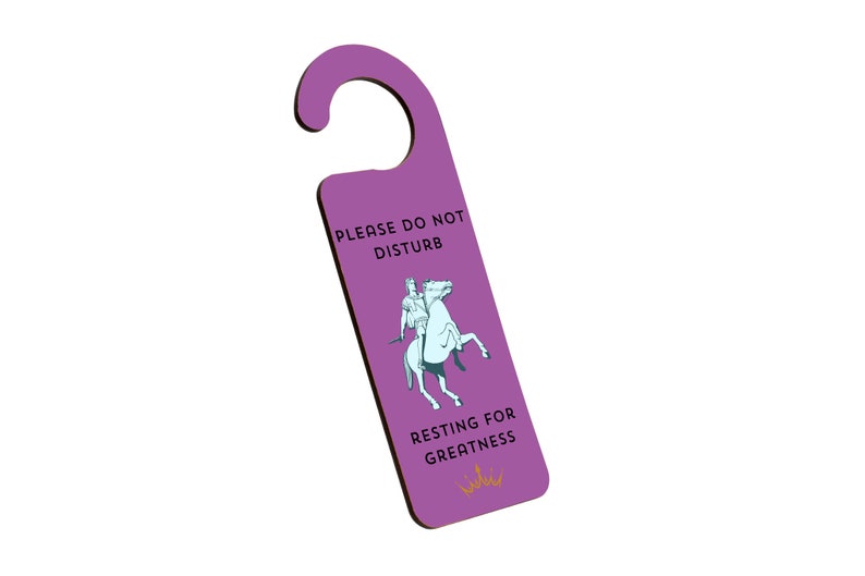 Please Do Not Disturb Resting for Greatness – Novelty Plywood Door ...