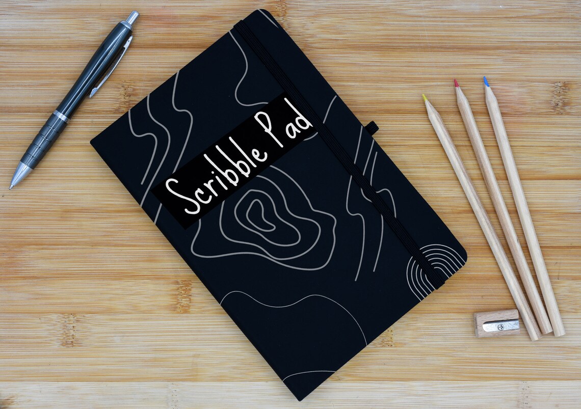 Scribble Pad - A5 Sized Lined Paper Scrapbook - Creative Idea for ...