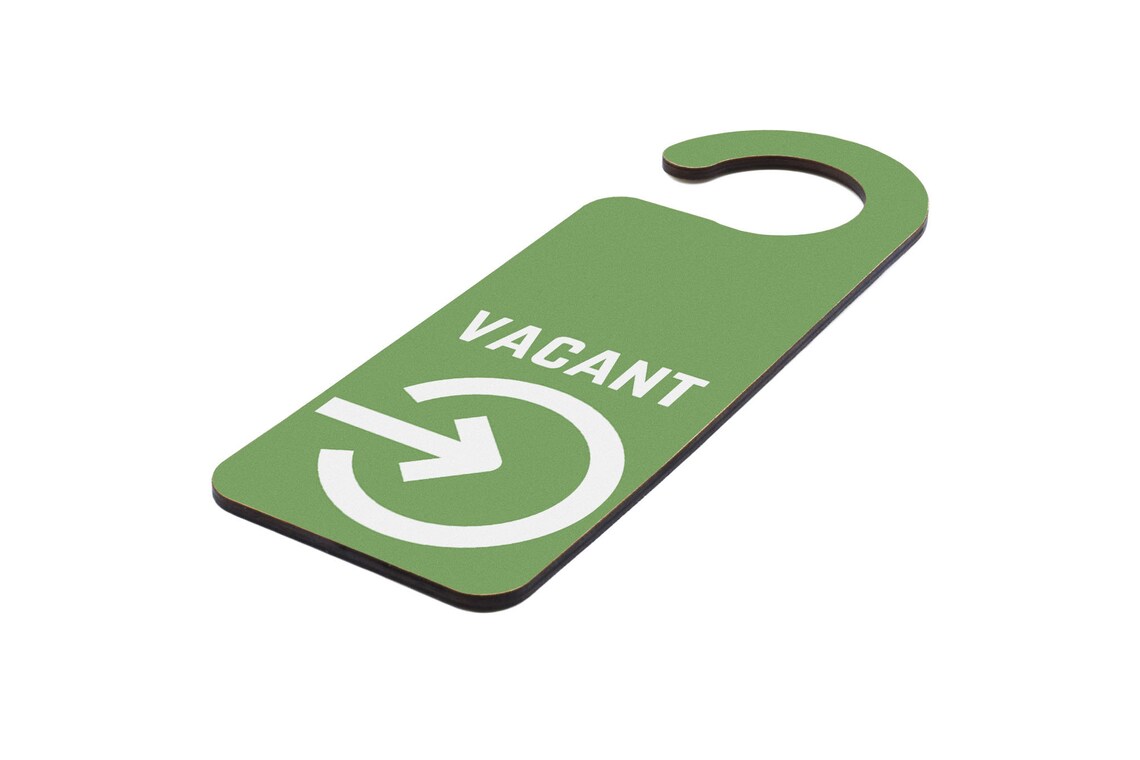 Vacant Professional Plywood Door Handle Hanger Ideal Work Office Sign ...