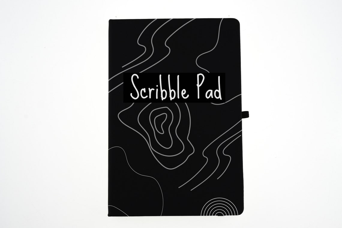 Scribble Pad - A5 Sized Lined Paper Scrapbook - Creative Idea for ...