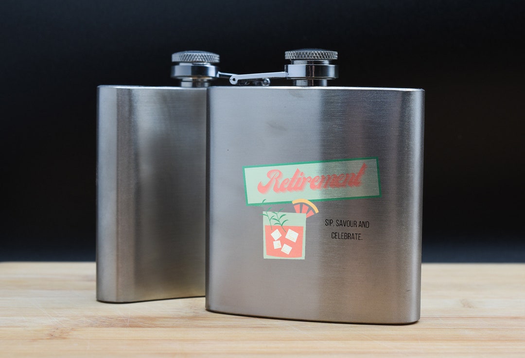 Sip, Savour and Celebrate – Stainless Steel Hip Flask – Perfect ...