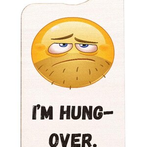 Handmade Laser Cut Wooden Hanging Sign: I'm Hungover Please Be Quiet ...