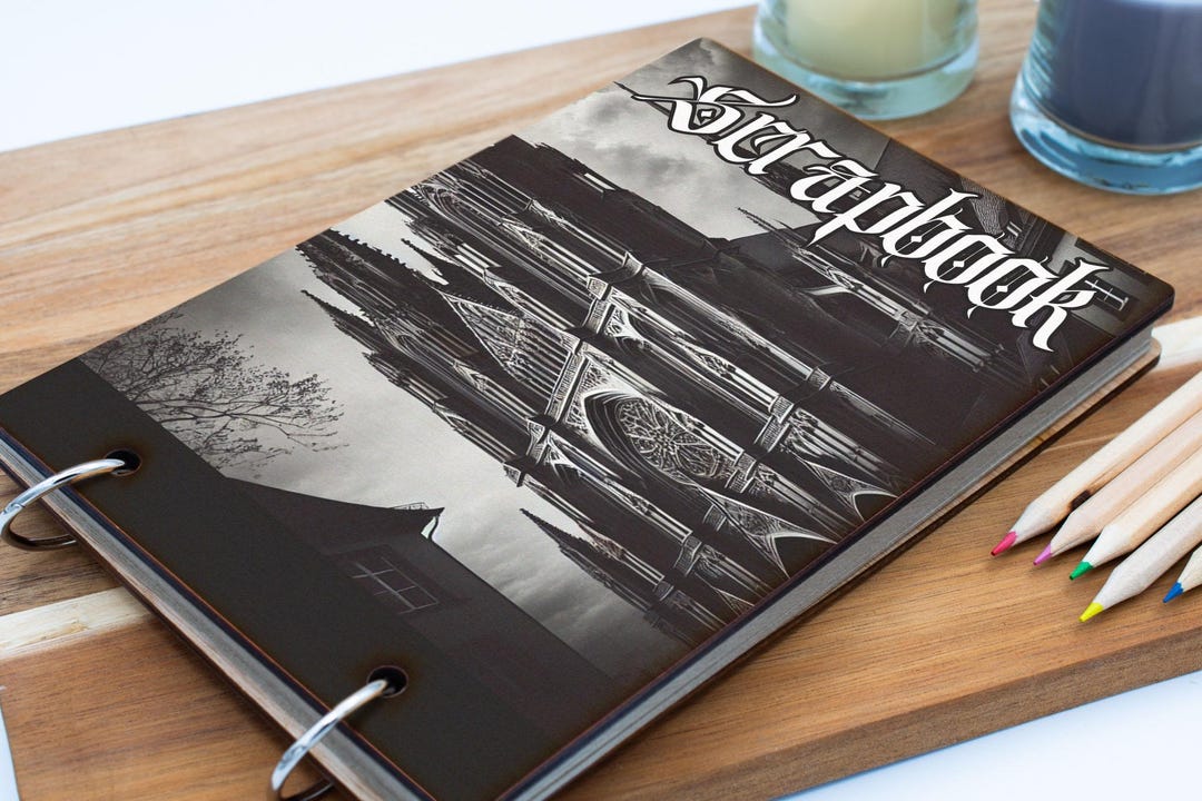 Timeless Gothic Cathedral Sketchbook (scrap-kf24cathedralmg) - Etsy