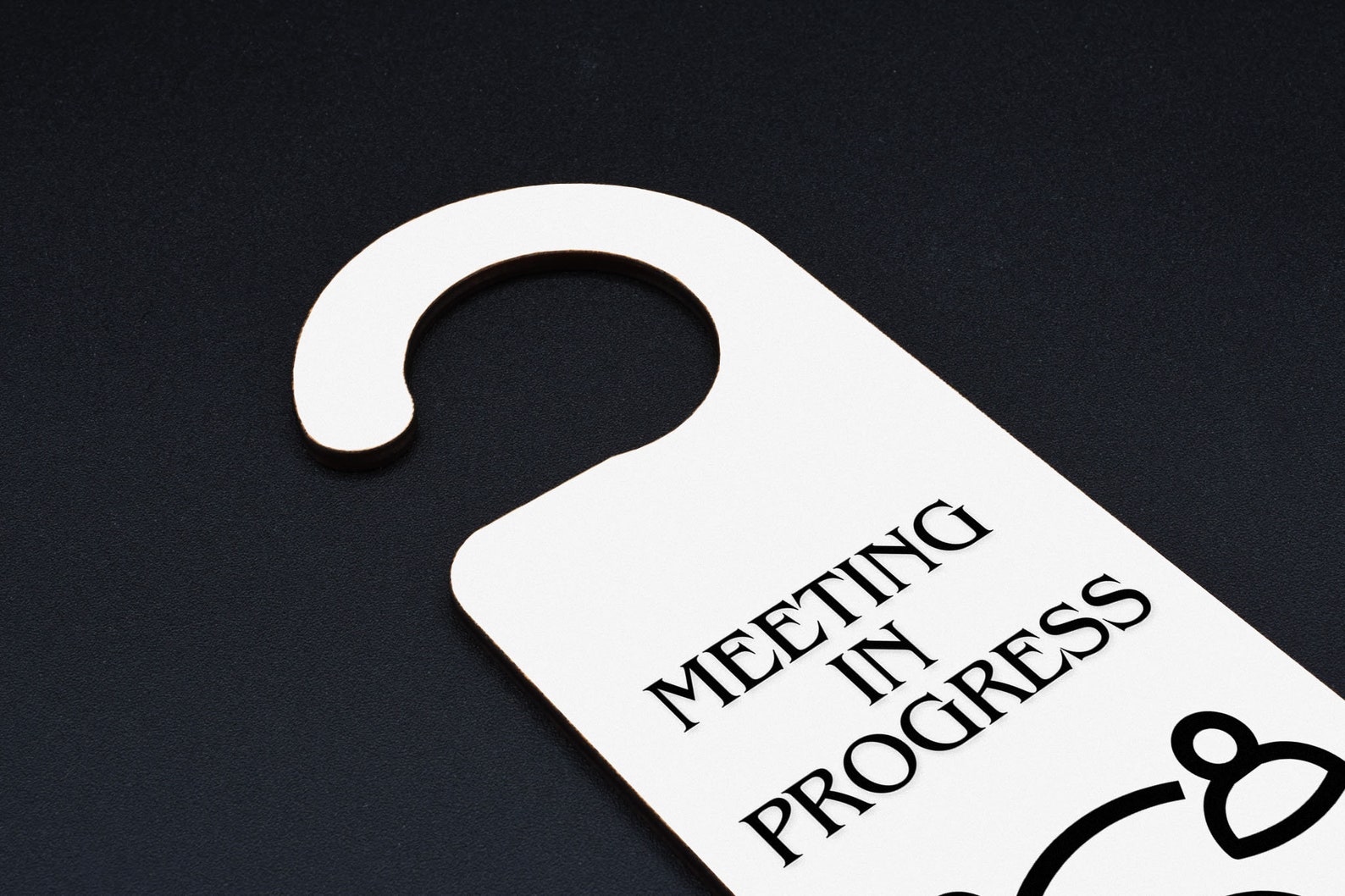 Meeting in Progress! - Plywood Door Handle Hanger – Professional and ...