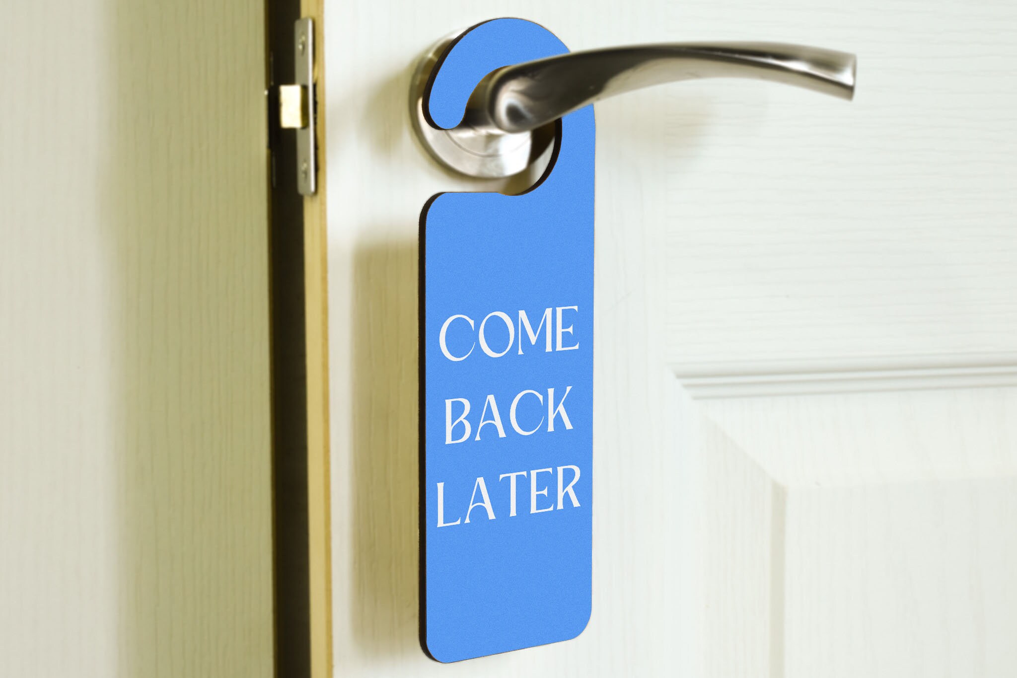 Come Back Later – Unique Plywood Door Handle Hanger (doorh-ha23 ...