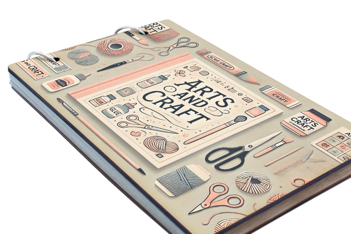 Creative DIY Arts and Crafts Project Book With 25 Recycled Pages and ...