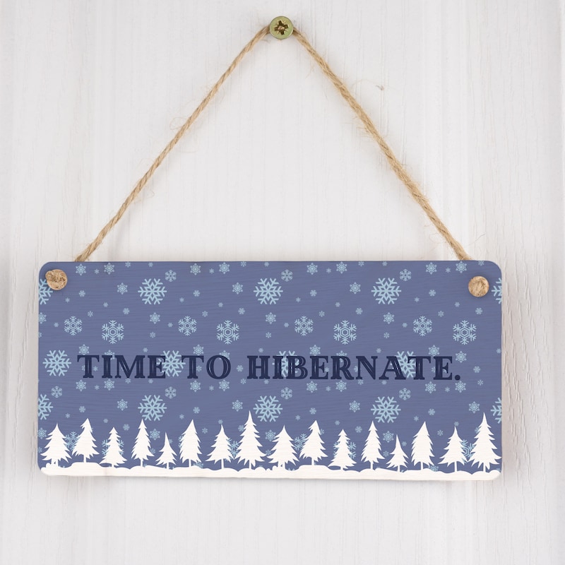 Hibernation Sign Decor - Etsy UK