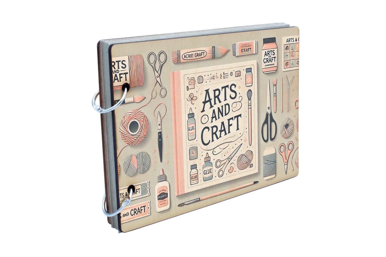 Creative DIY Arts and Crafts Project Book With 25 Recycled Pages and ...