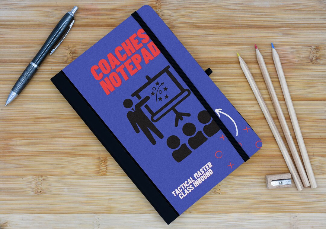 Coaches Notepad Tactical Master Class Inbound - A5 Sized Lined Paper ...