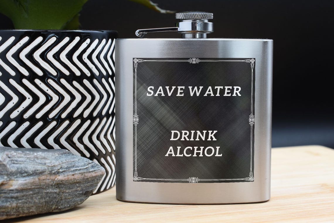 Stainless Steel Party Flask Save Water, Drink Alcohol hip-ds23 ...